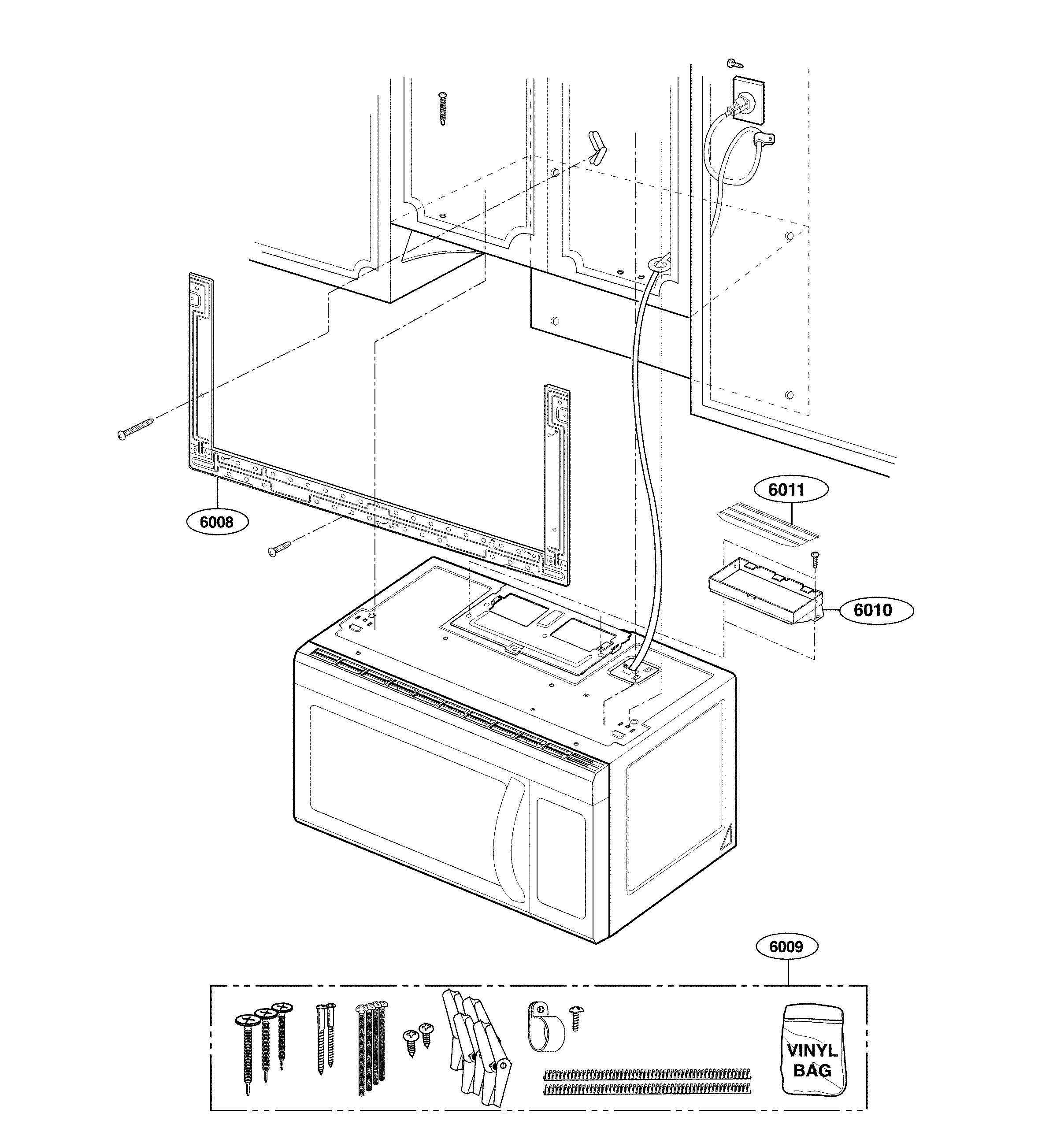 Official LG LMV1813ST/02 microwave/hood combo parts | Sears PartsDirect