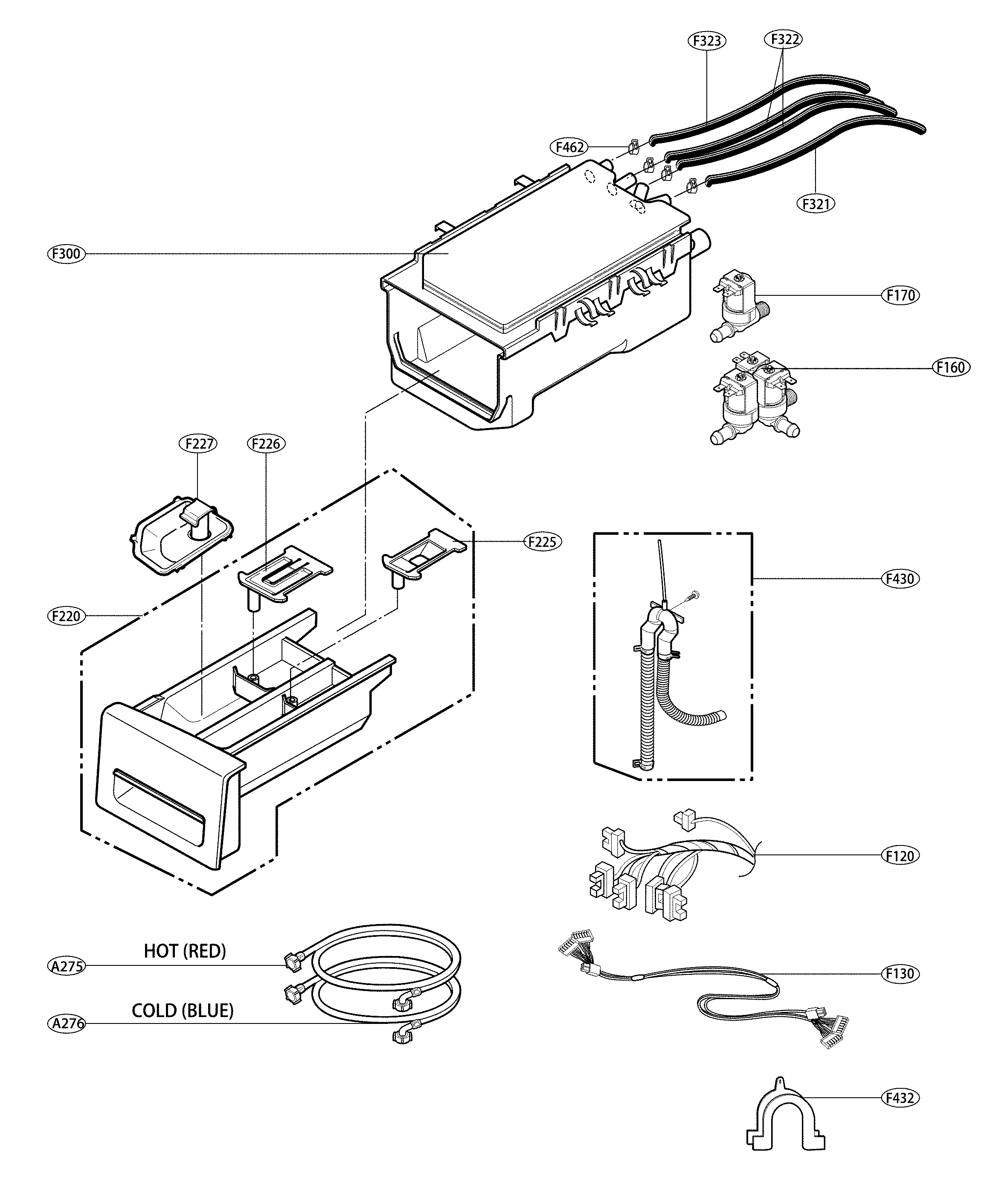 Official LG WM3170CW/01 washer parts | Sears PartsDirect