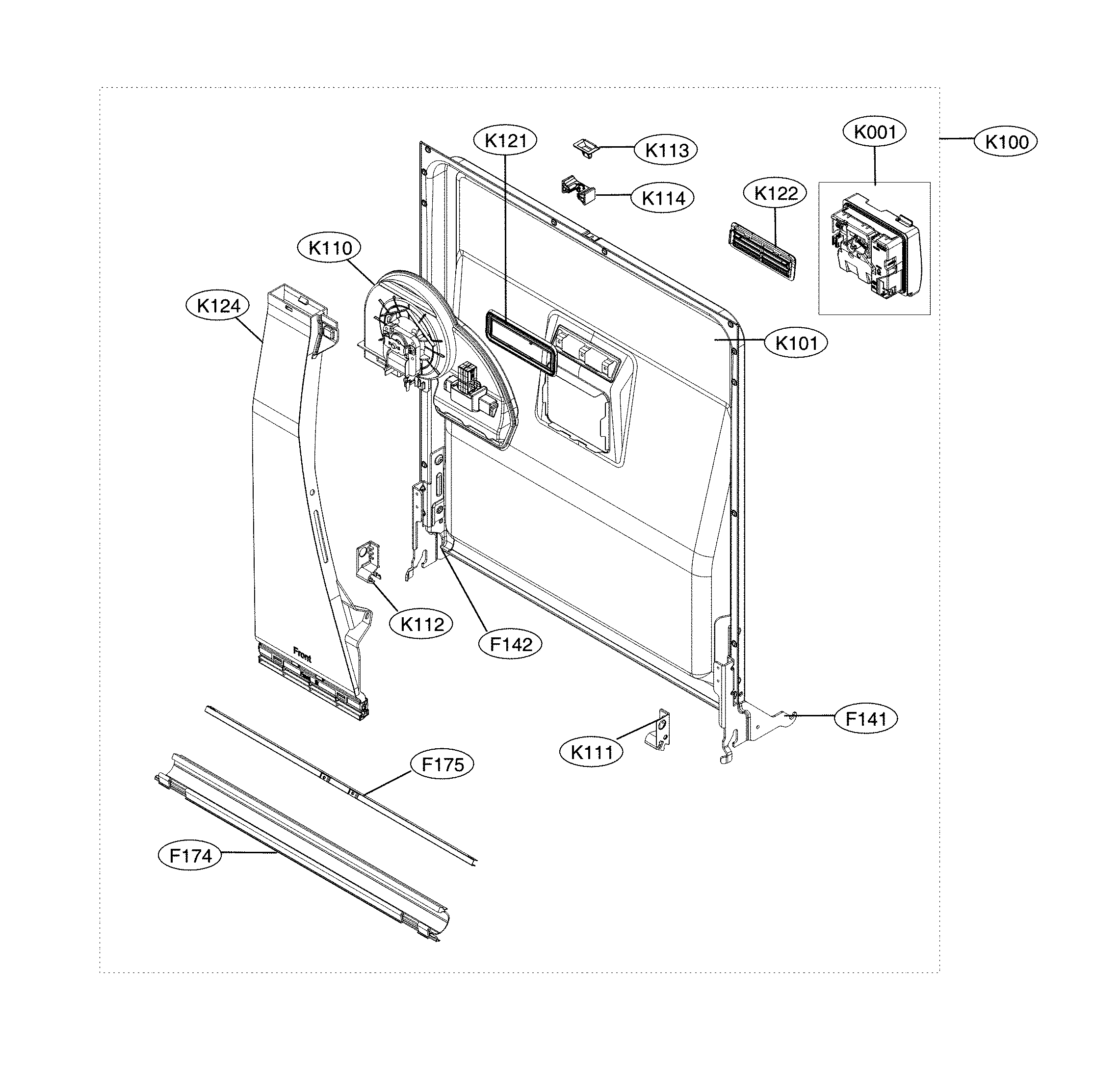 Official LG LDT5678ST/00 dishwasher parts | Sears PartsDirect