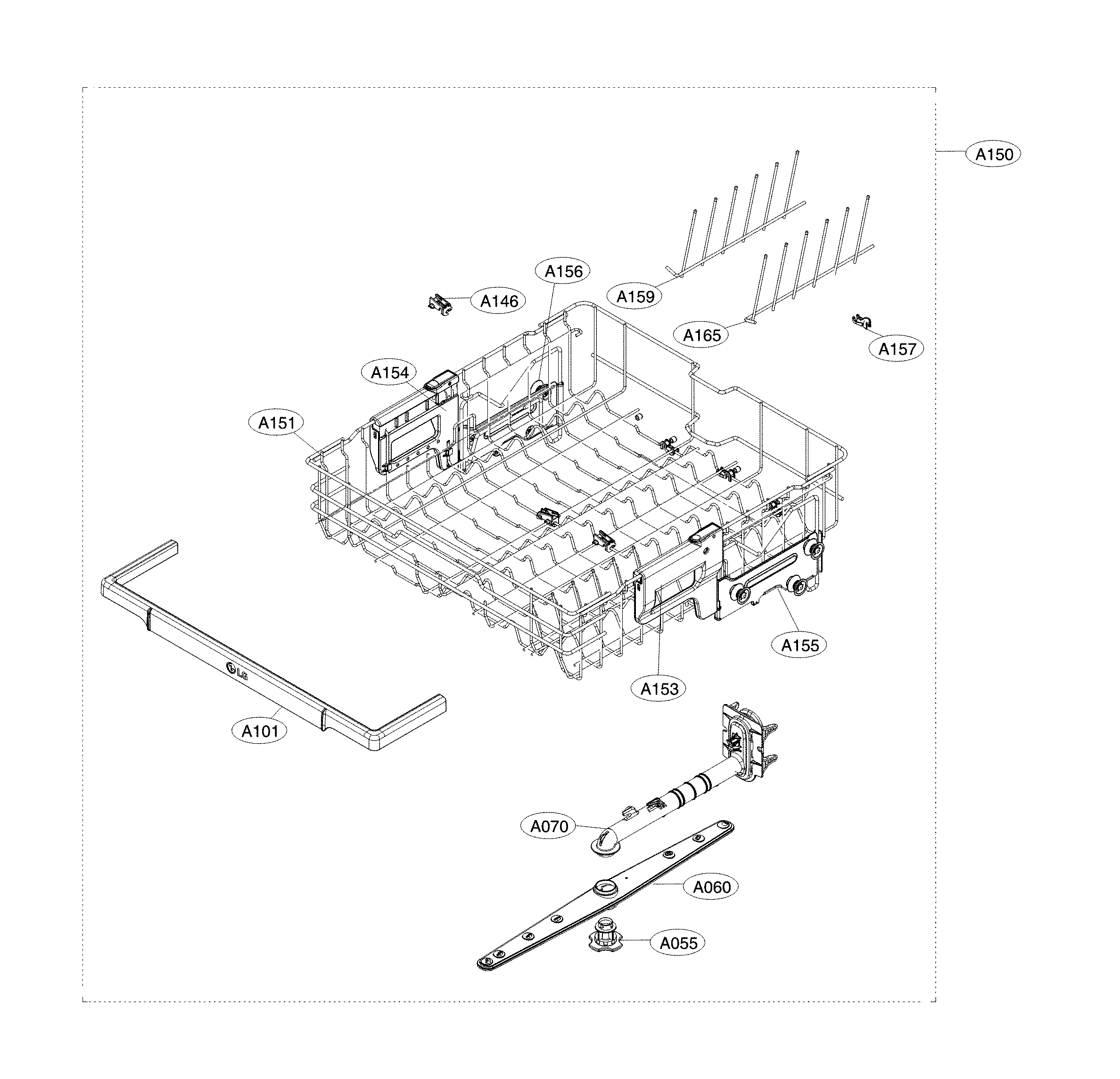 Official LG LDT5678ST/00 dishwasher parts | Sears PartsDirect