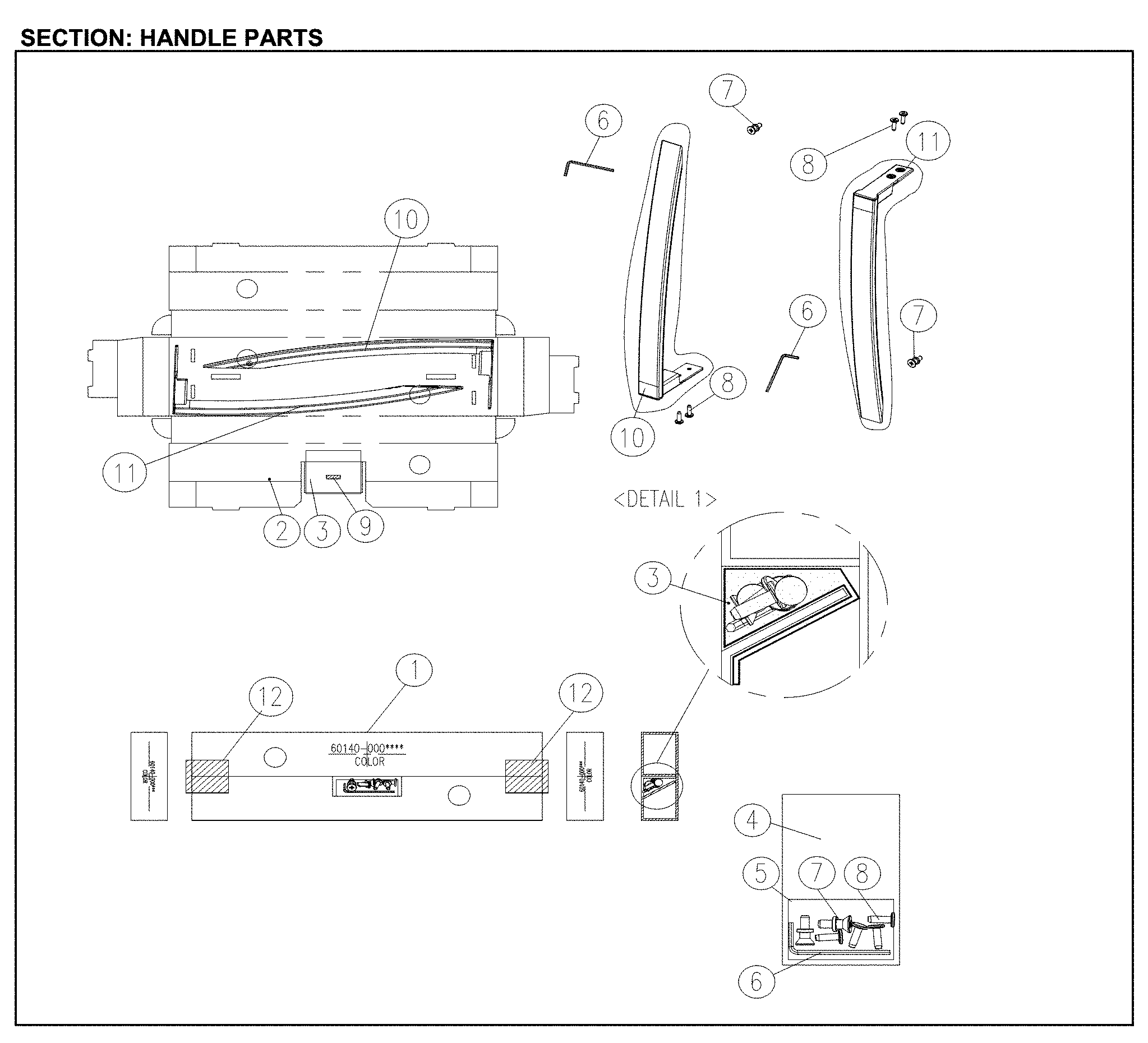 Official Kenmore 11171215613 top-mount refrigerator parts | Sears ...