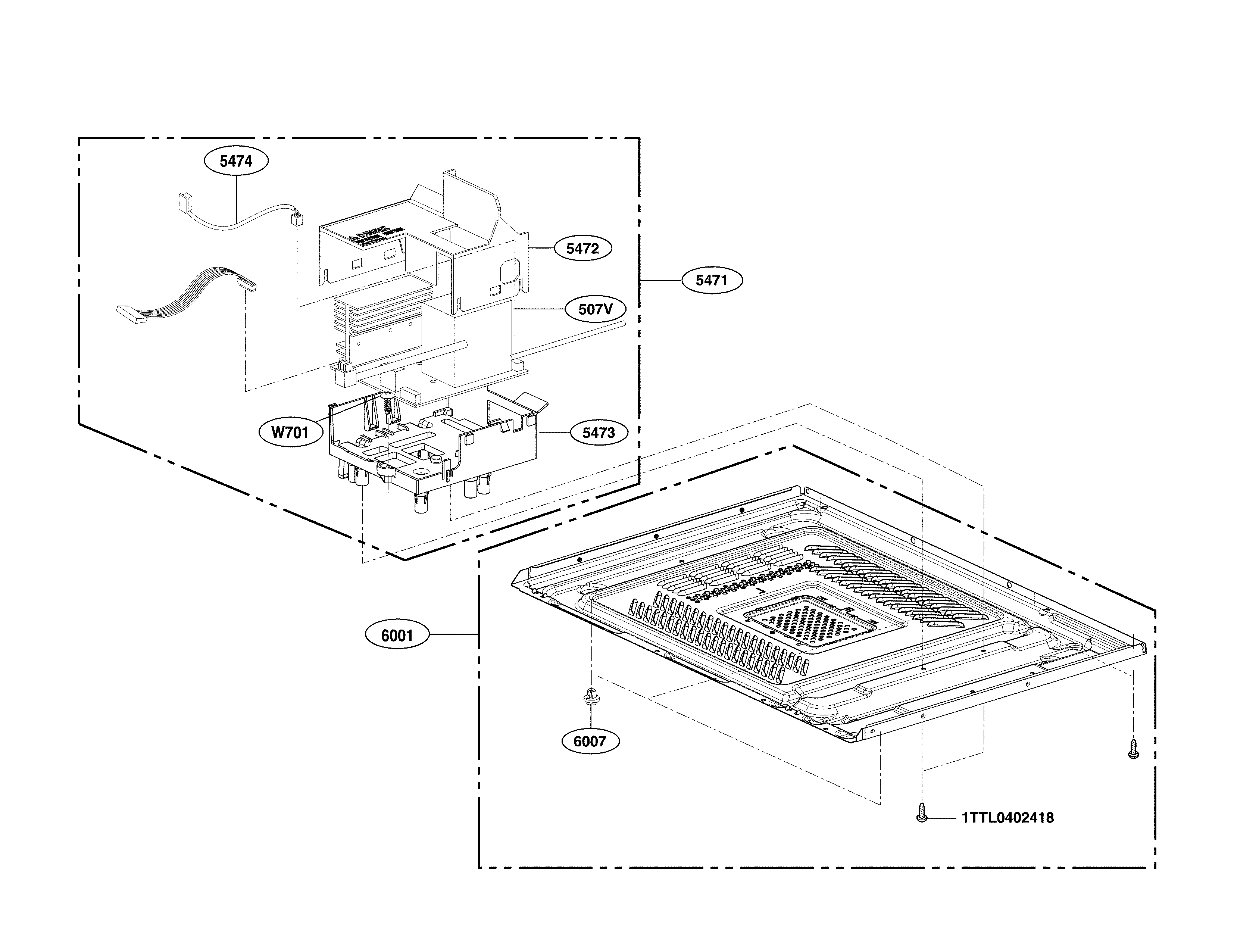 Official LG LMC2075ST/00 countertop microwave parts | Sears PartsDirect