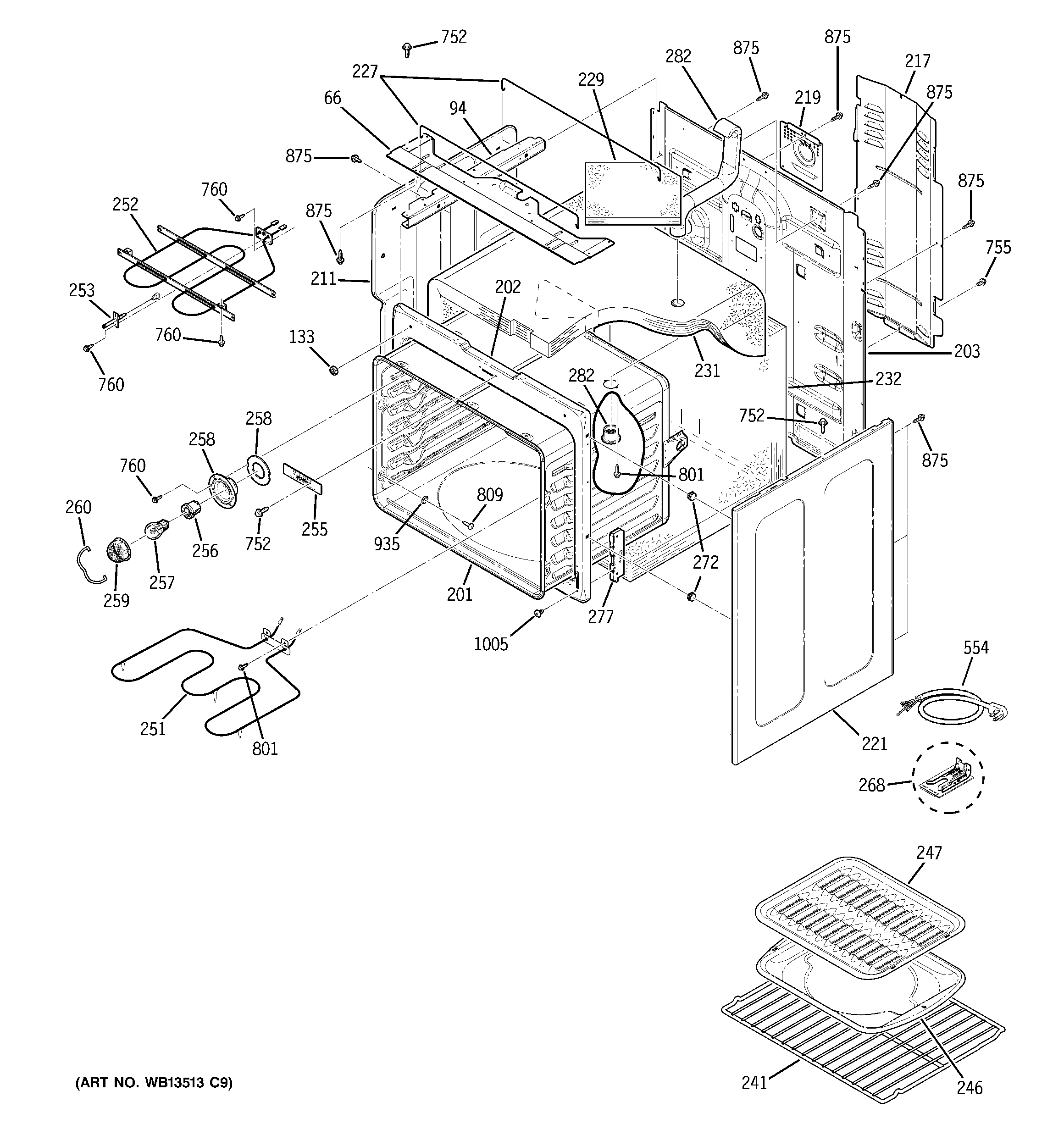 Page - 11 Official GE JCBP81WK2WW electric range parts | Sears PartsDirect