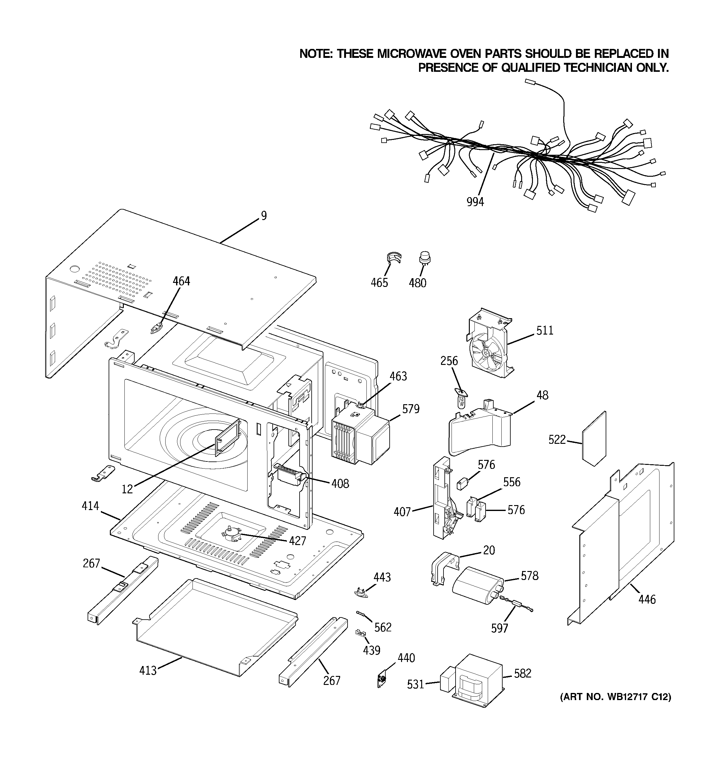 Official GE JKP90DP3BB wall oven/microwave combo parts | Sears PartsDirect