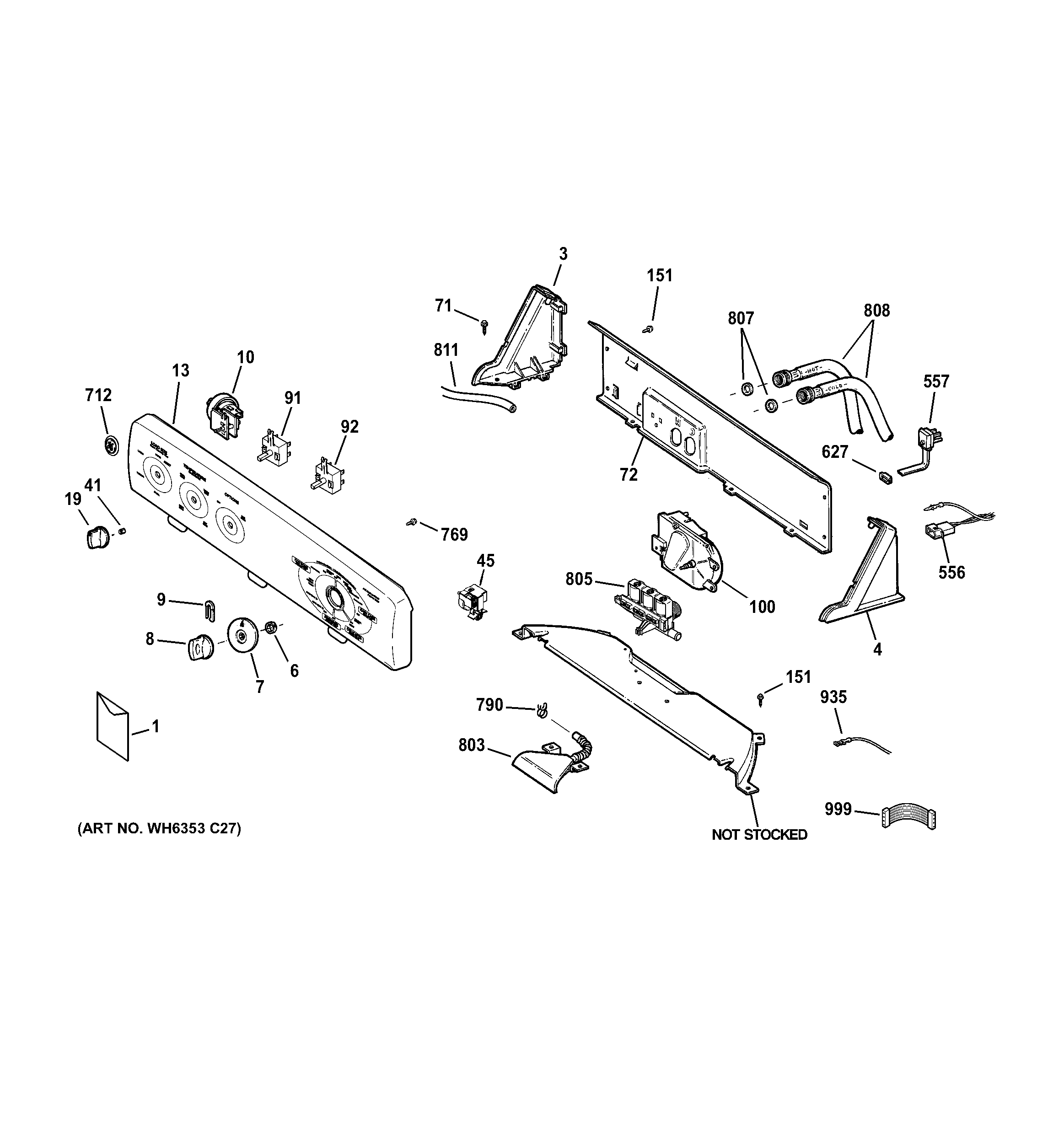 Official GE GCWP1800D1WW washer parts | Sears PartsDirect