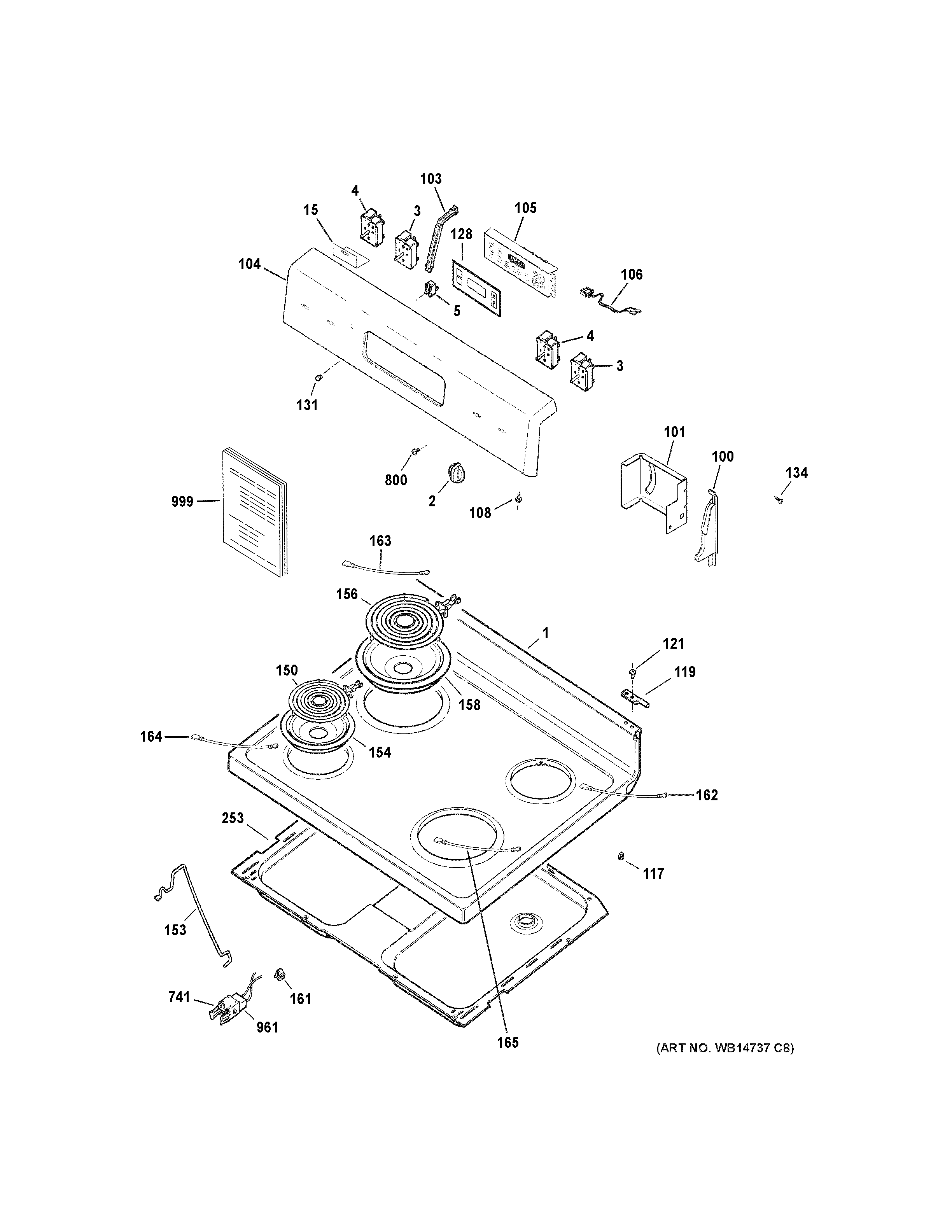 Official Hotpoint RBS360DM2BB electric range parts | Sears PartsDirect