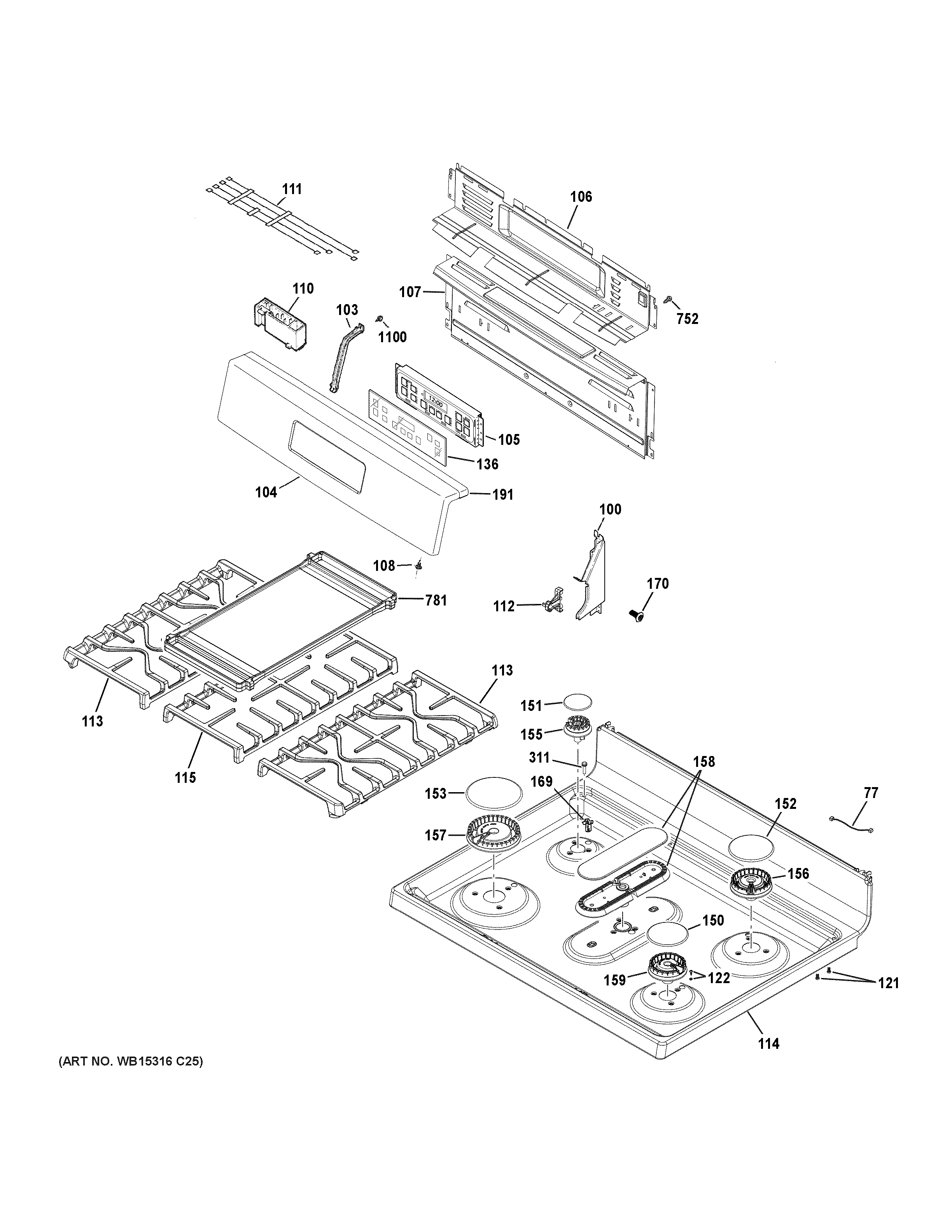 Official GE JGBS66REK6SS gas range parts | Sears PartsDirect