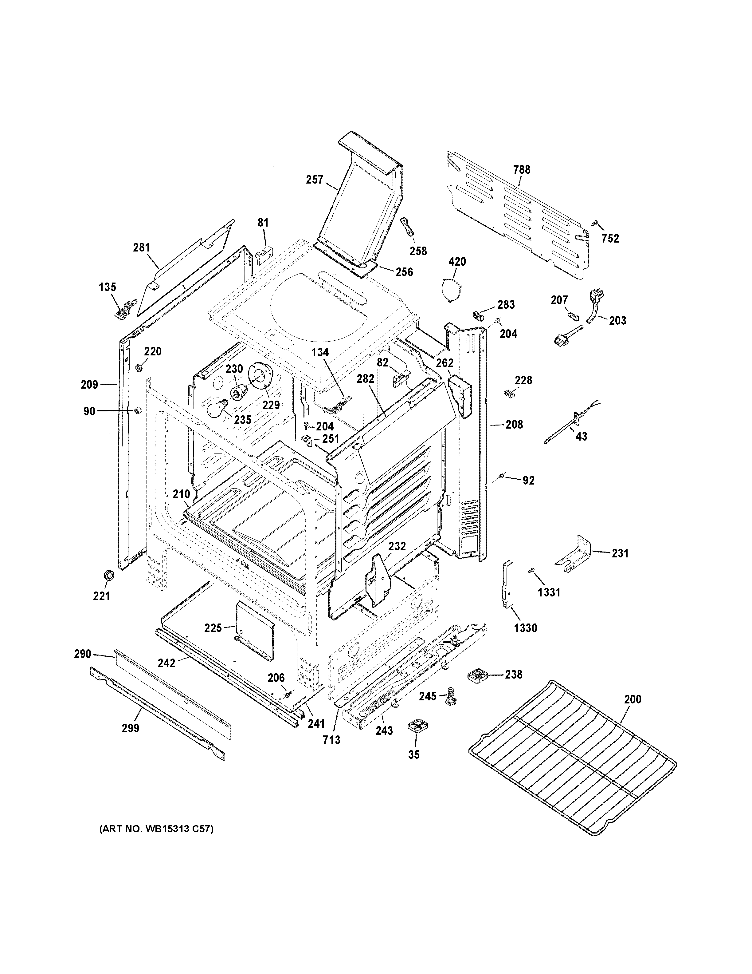 Official GE JGBS66REK6SS gas range parts | Sears PartsDirect