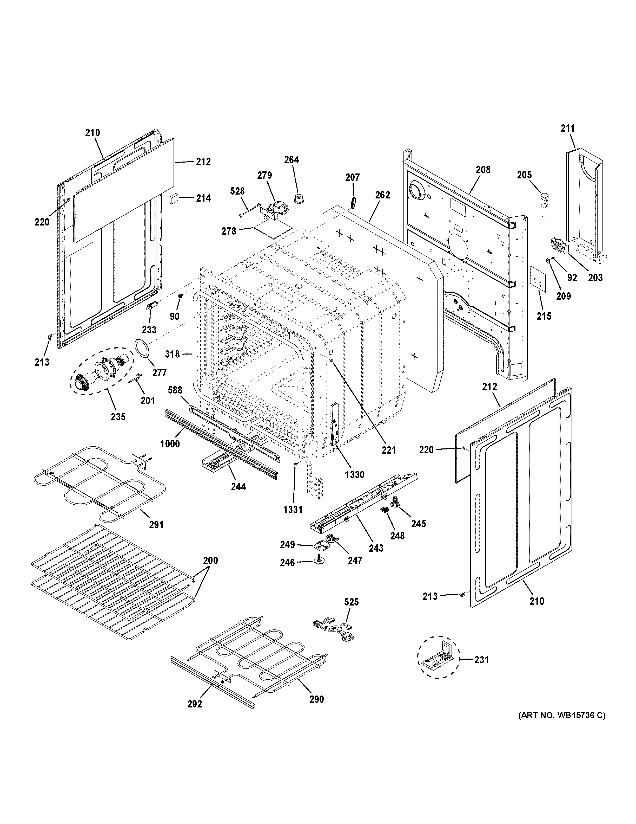 Page - 5 Official GE PB900YV1FS electric range parts | Sears PartsDirect