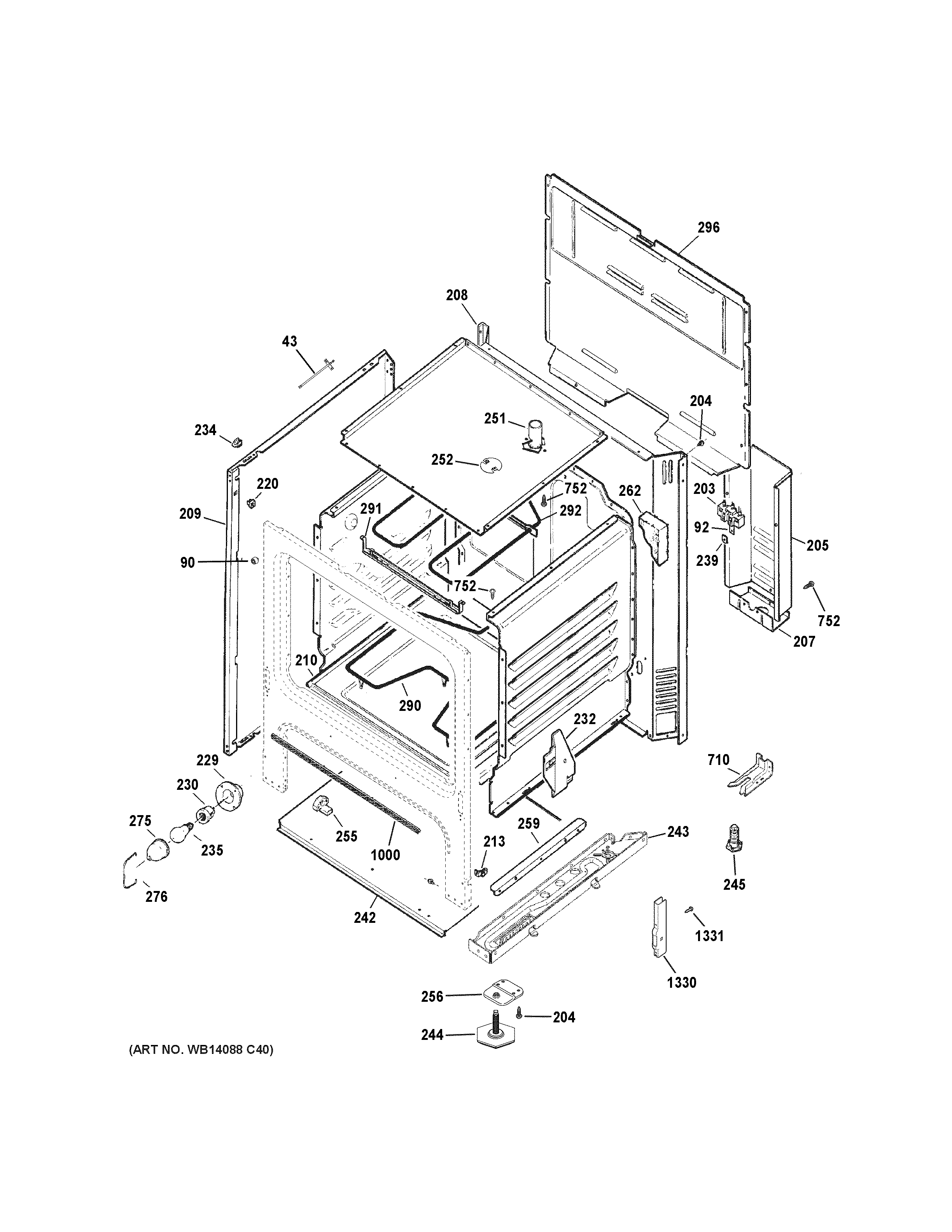 Page - 7 Official Hotpoint RBS360DM3BB electric range parts | Sears ...