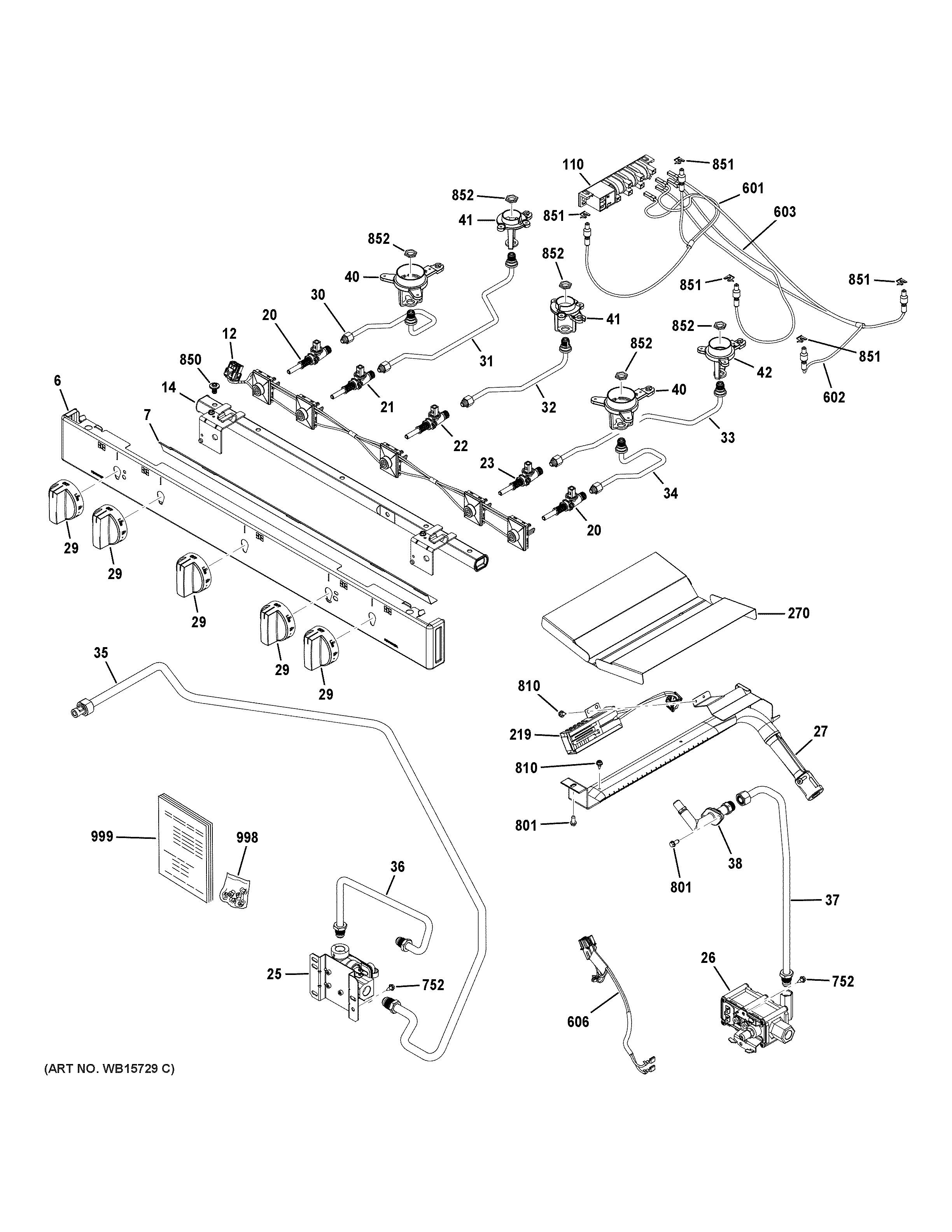 Official GE GGF600AV2SS gas range parts | Sears PartsDirect