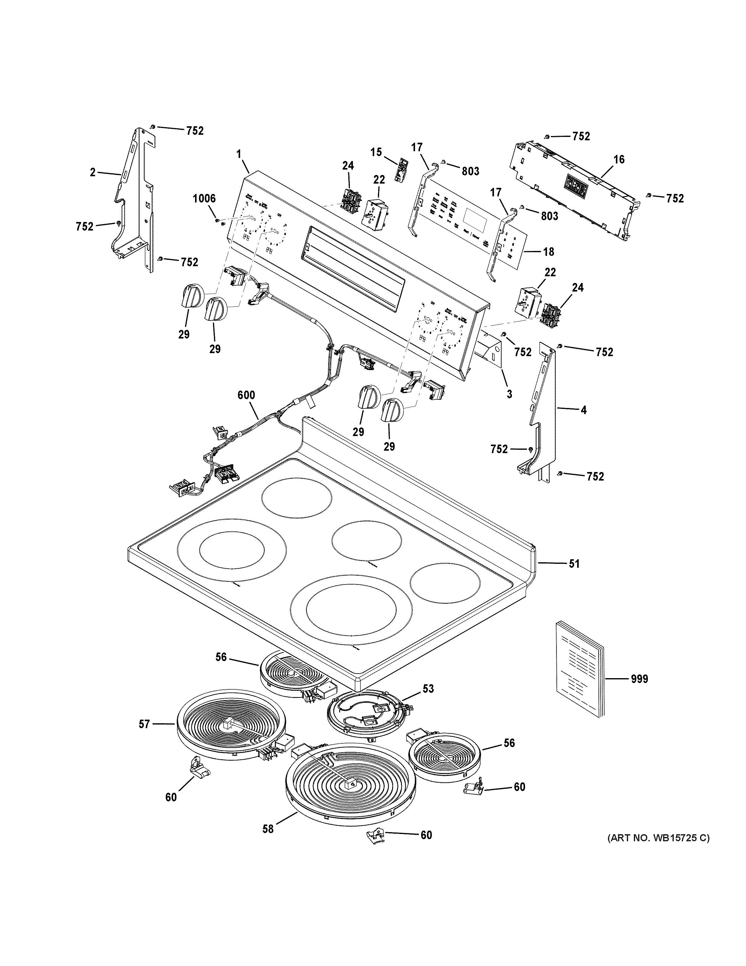 Official GE GRF600AV1SS electric range parts | Sears PartsDirect