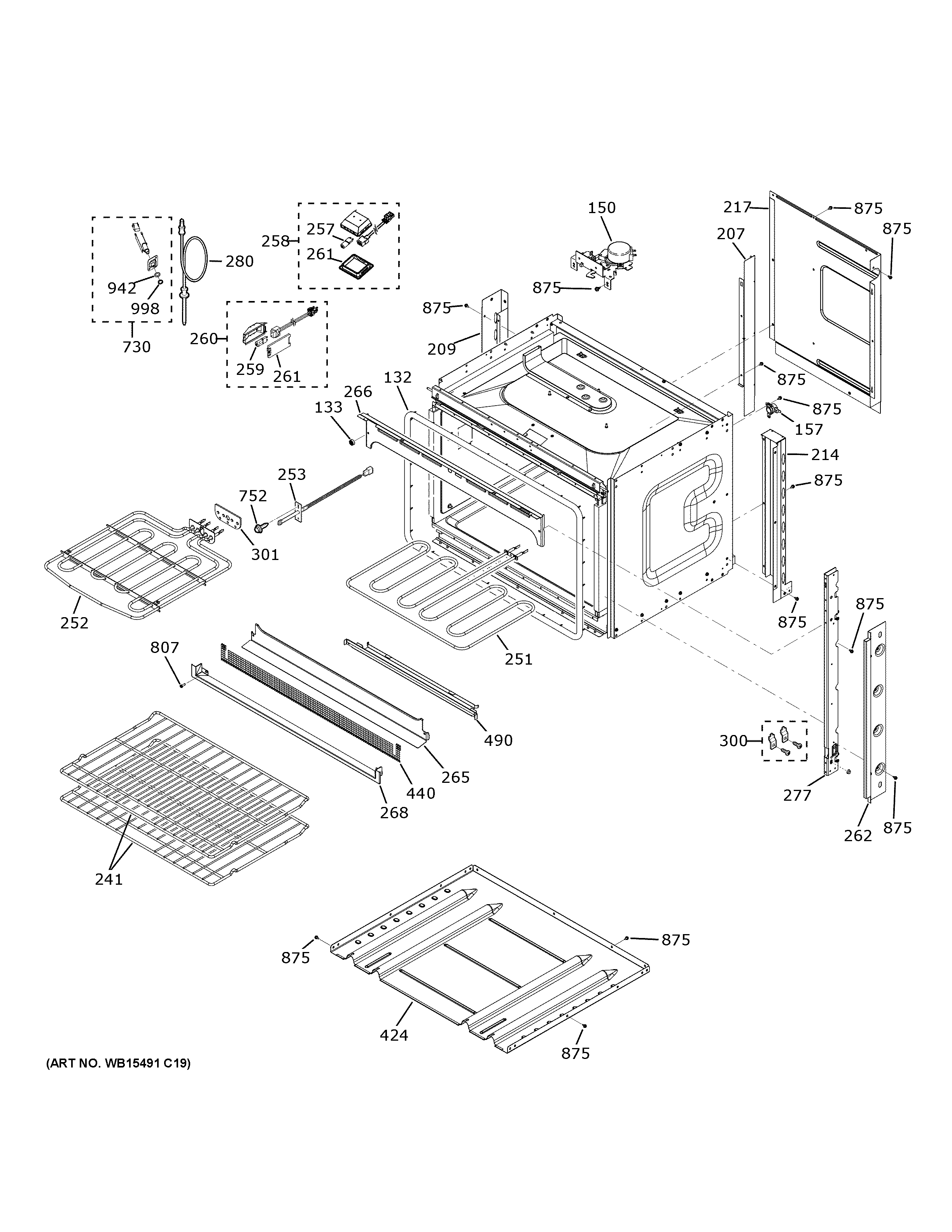 Official GE JTS5000SV2SS electric wall oven parts | Sears PartsDirect