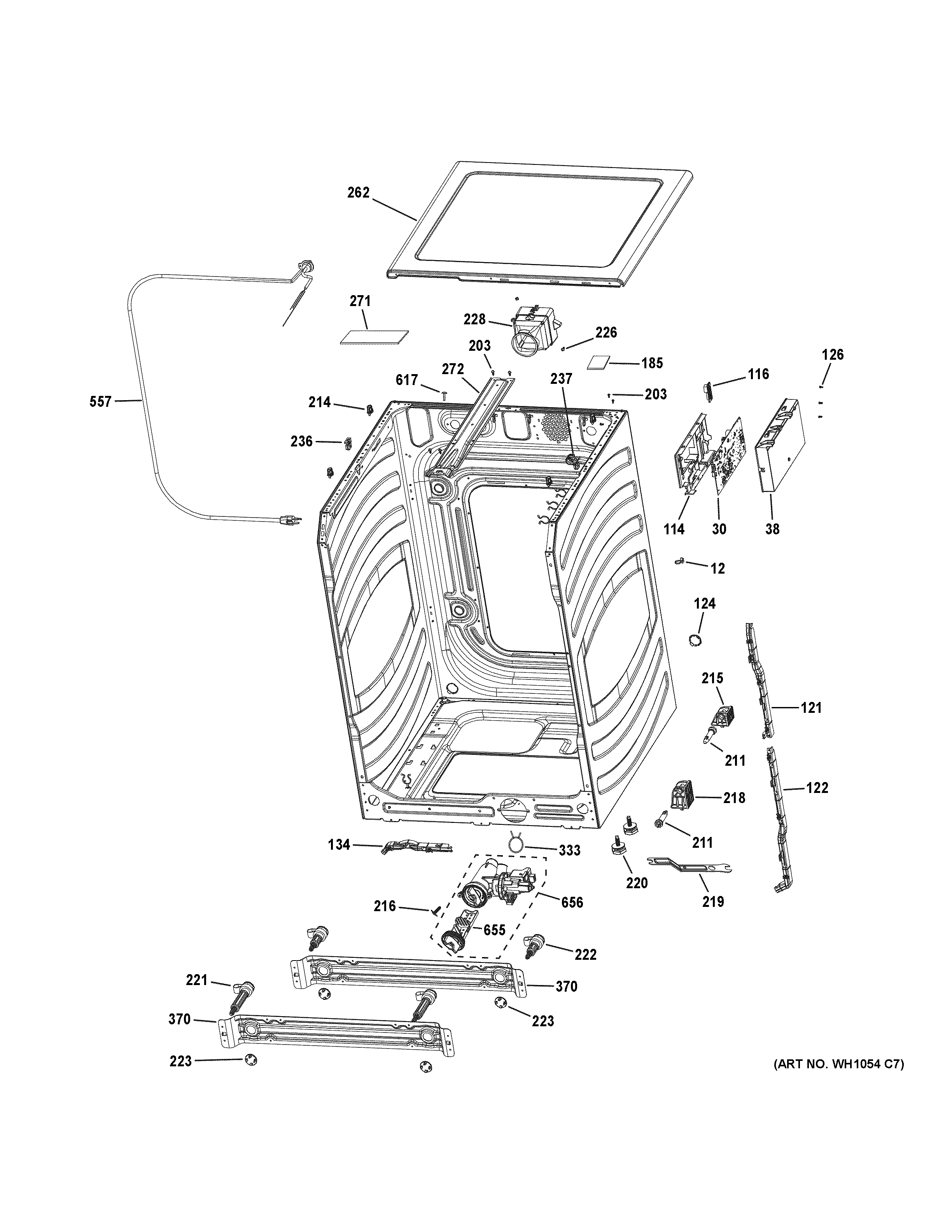 GE GFW550SSN5WW washer Parts | Diagrams | Sears PartsDirect