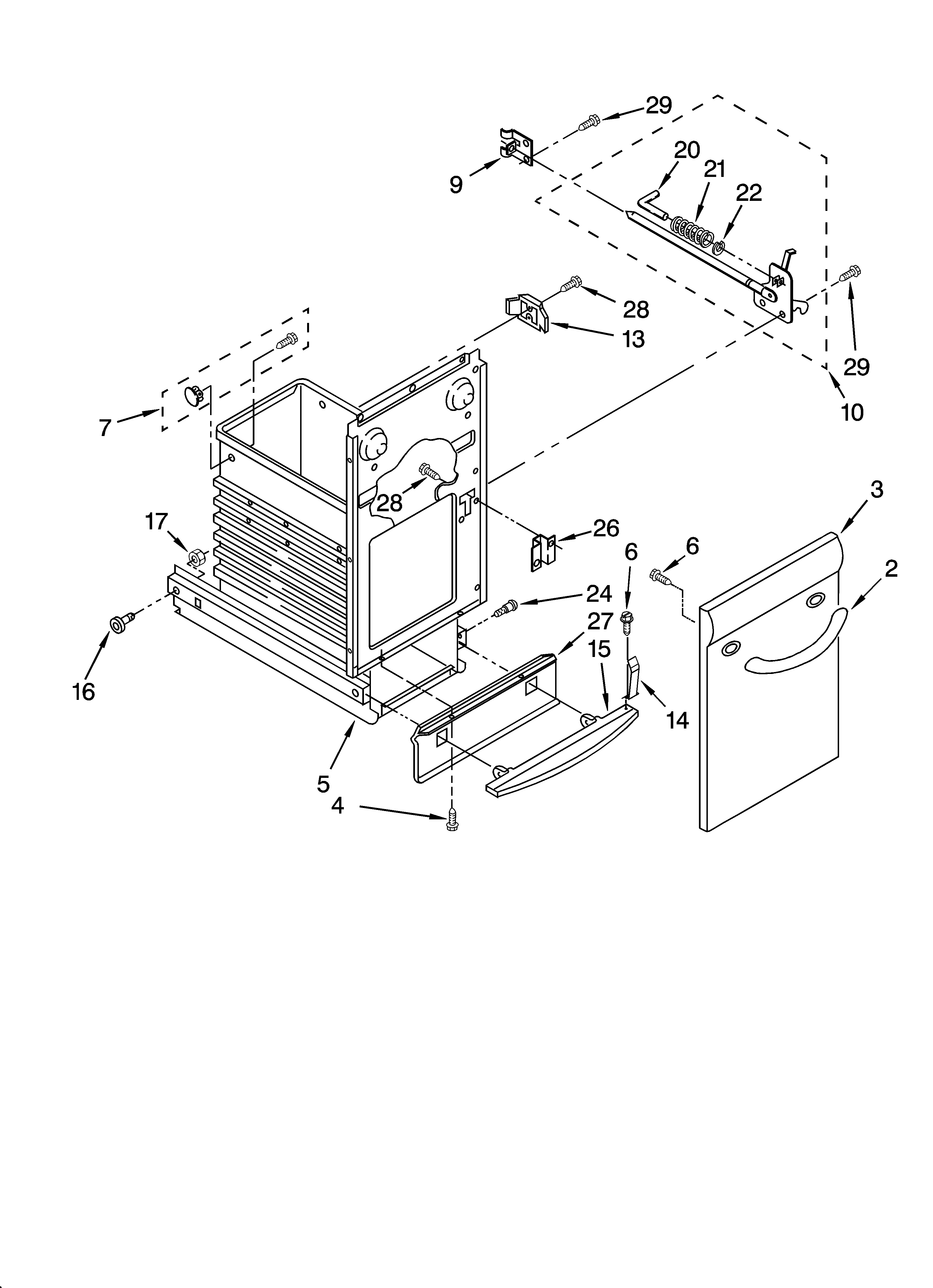 Kenmore Elite 66513633100 trash compactor Parts | Diagrams, Manuals ...