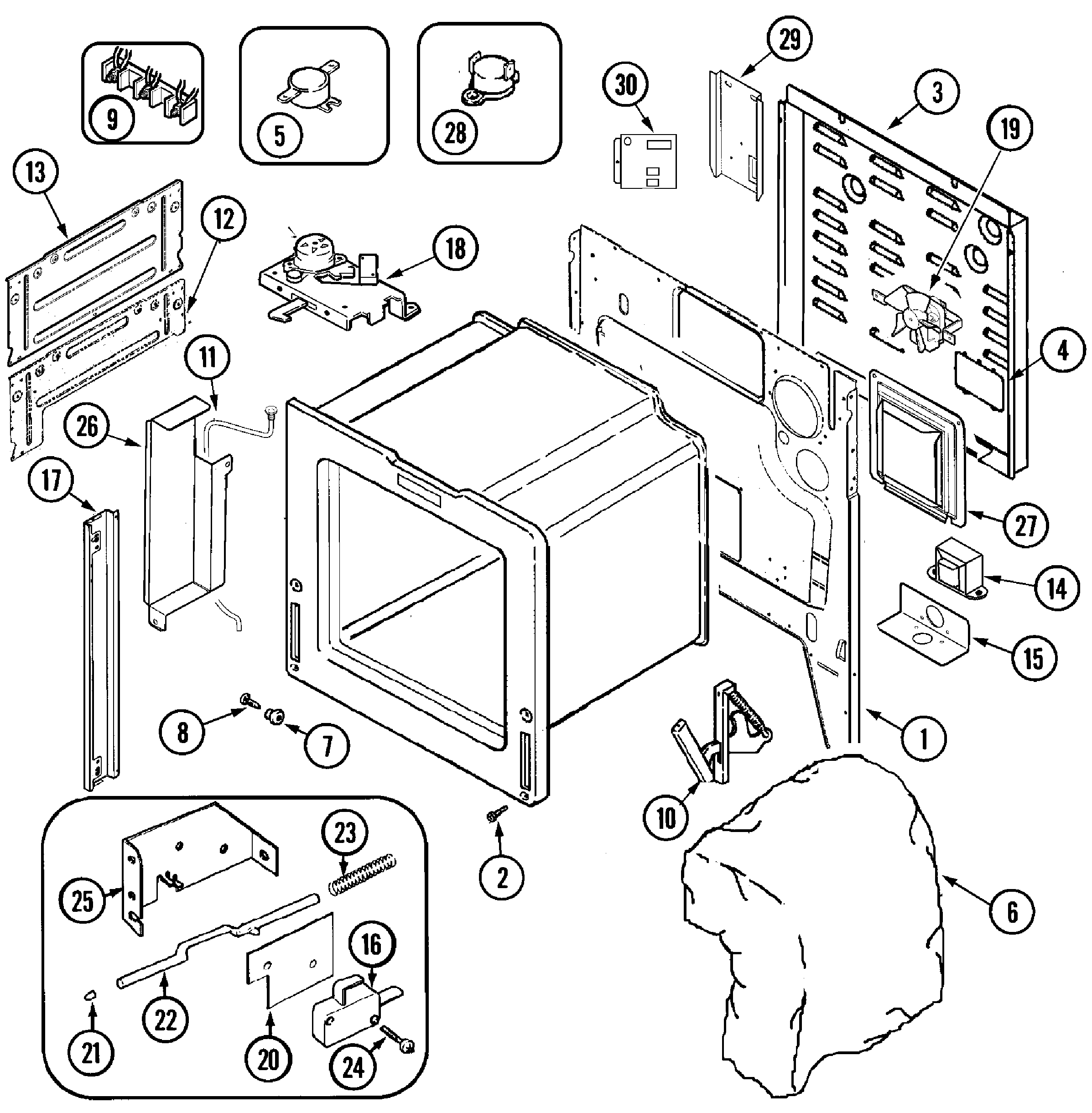 Official Jenn-Air JDS9860AAP range parts | Sears PartsDirect