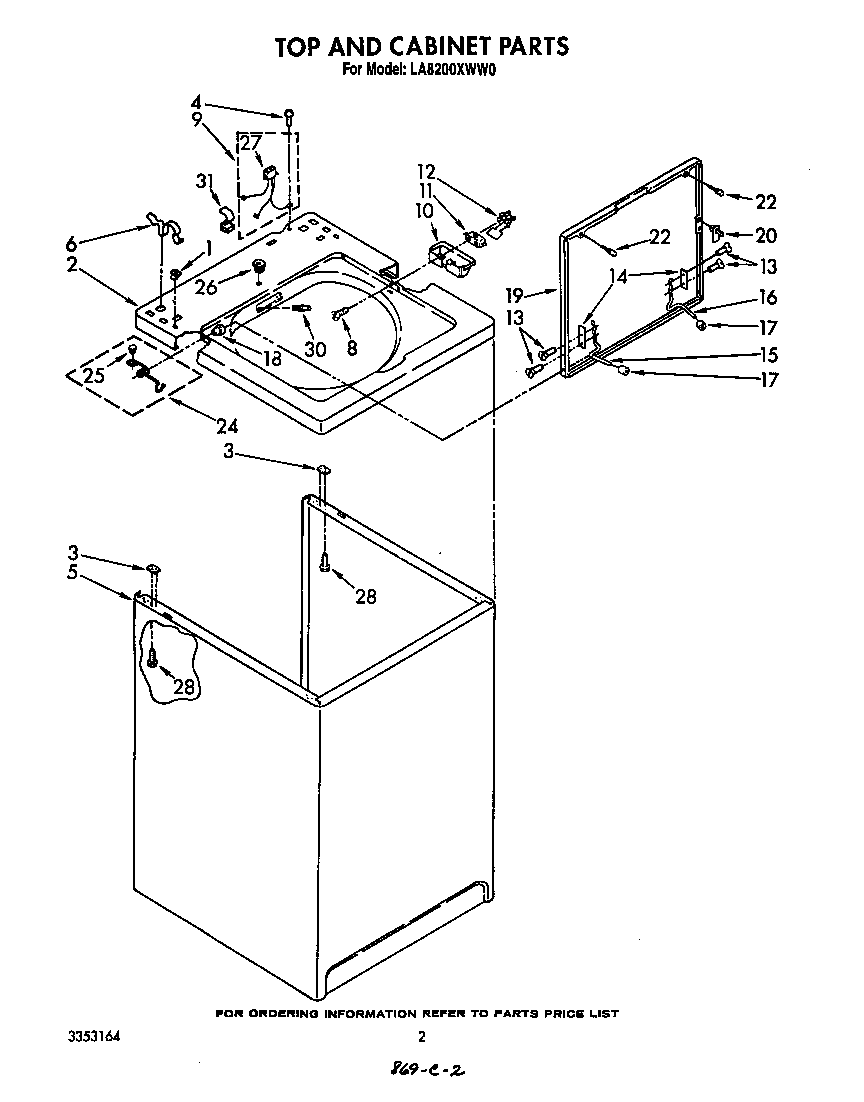 Page - 20 Whirlpool LA8200XWW0 washer Parts | Diagrams | Sears PartsDirect