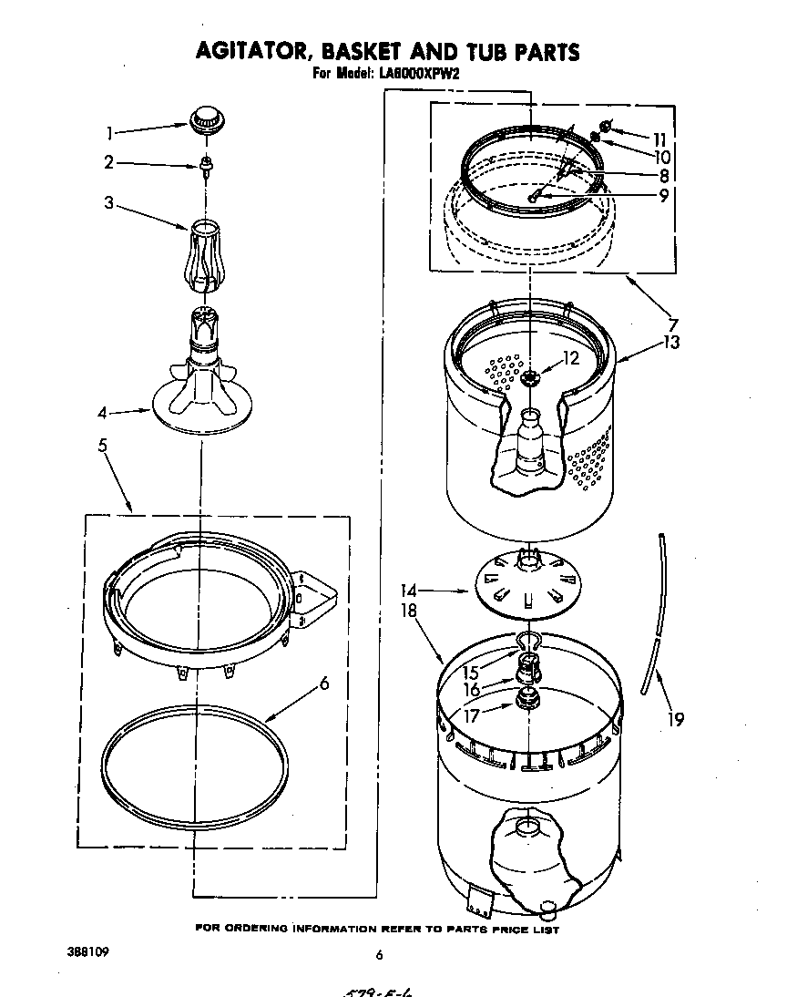 Page - 25 Whirlpool LA6000XPW2 washer Parts | Diagrams | Sears PartsDirect