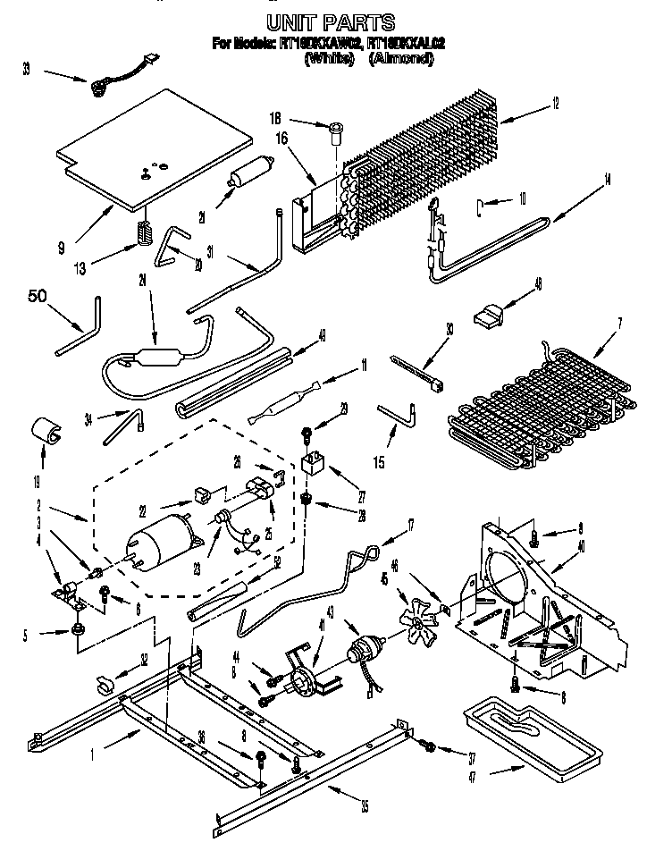 Page - 22 Official Roper RT18DKXAL02 top-mount refrigerator parts ...