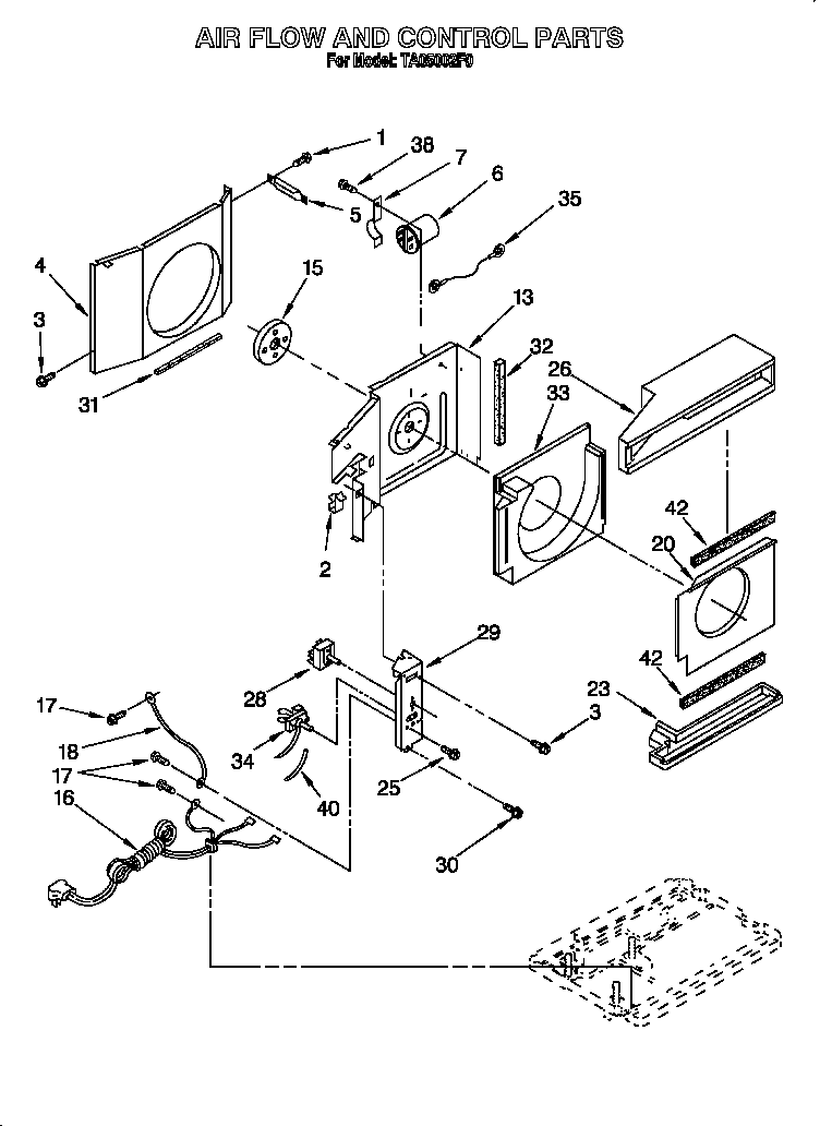 Page - 14 Official Whirlpool TA05002F0 central air conditioner parts ...