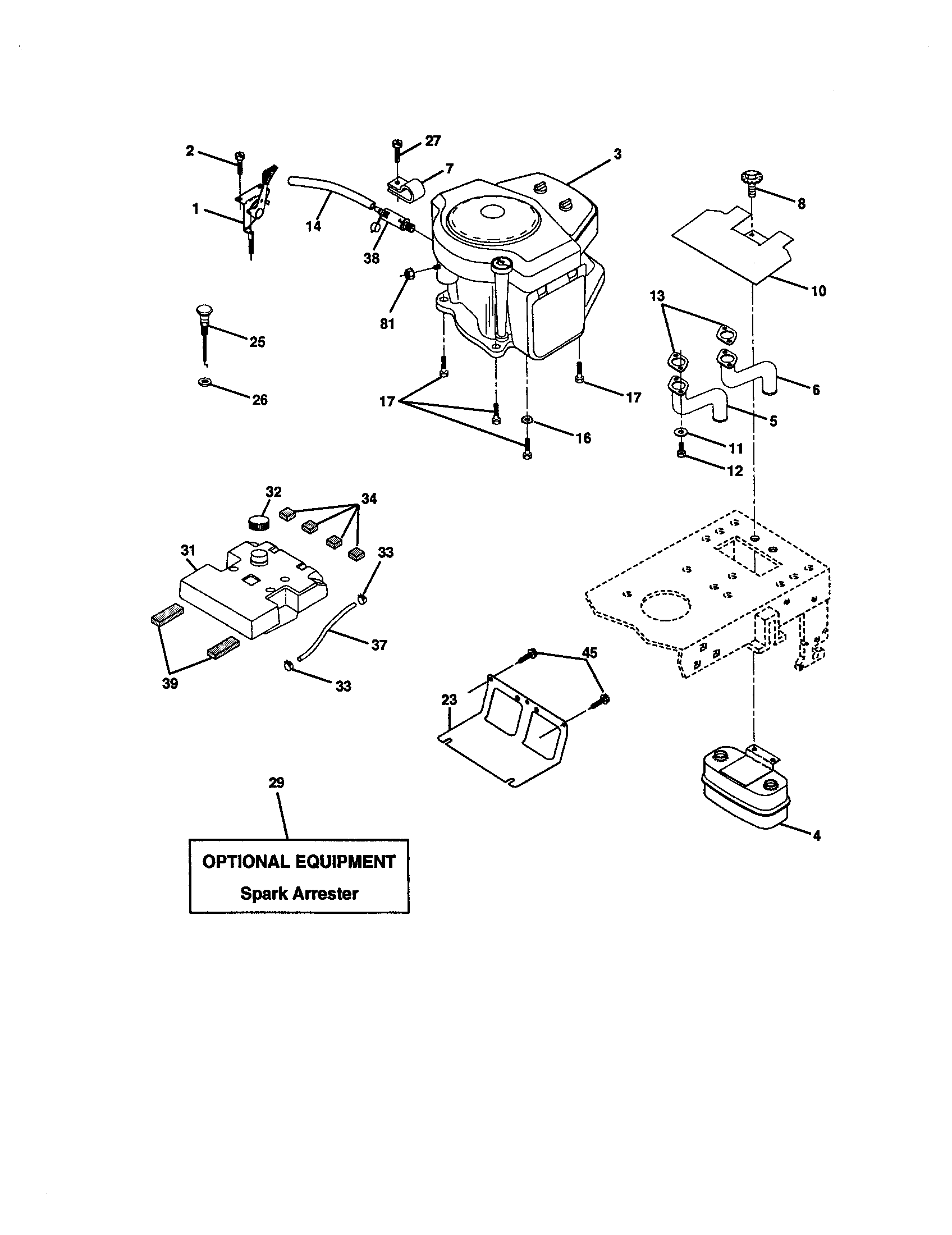 Page - 47 Official Craftsman 917271810 front-engine lawn tractor parts ...