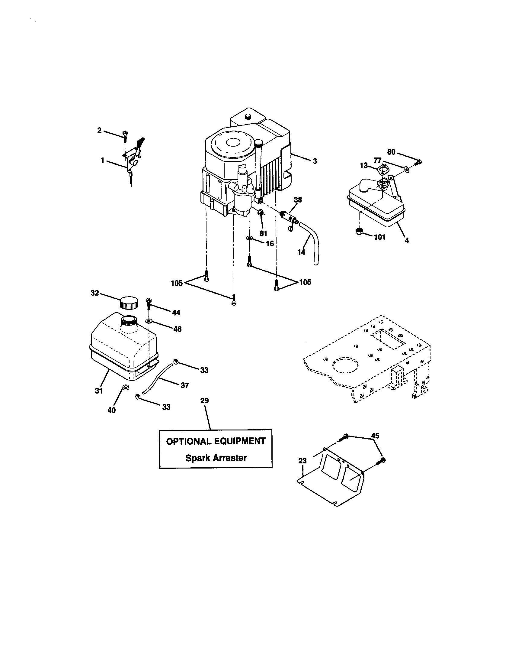 Page - 195 Craftsman 917272080 front-engine lawn tractor Parts ...
