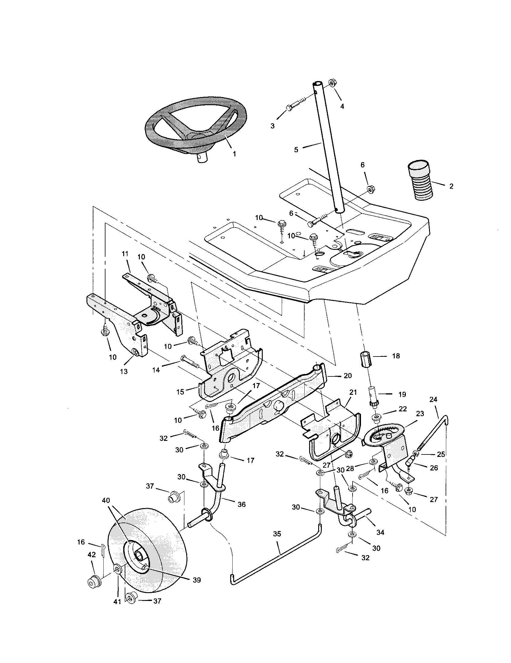 Official Craftsman 536270112 rear-engine riding mower parts | Sears ...