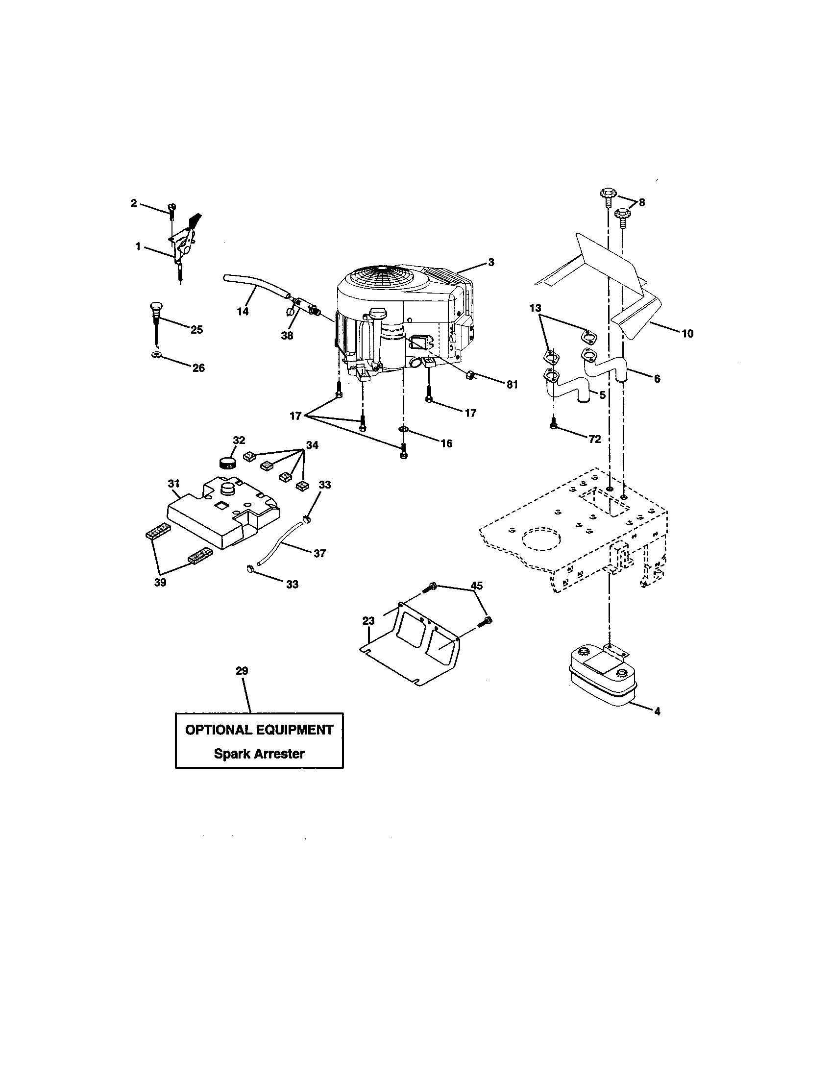 Page - 81 Official Craftsman 917272861 front-engine lawn tractor parts ...