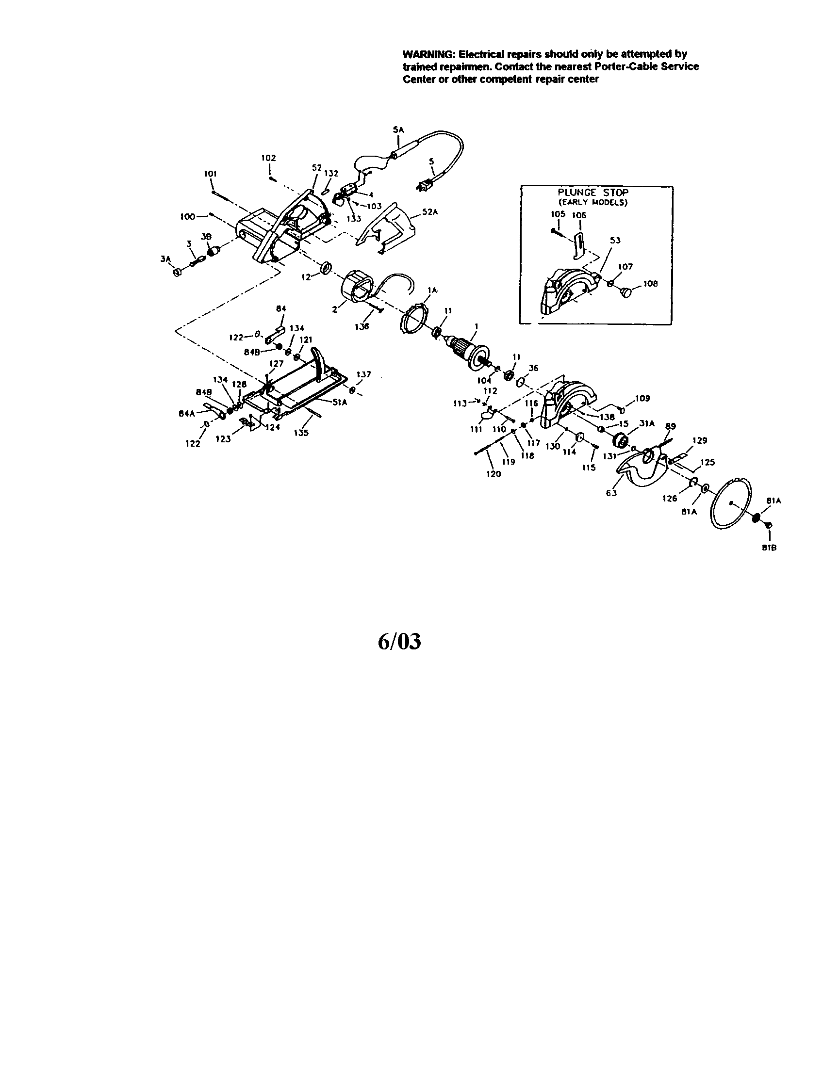 Page - 16 Official Porter Cable 345 circular saw parts | Sears PartsDirect