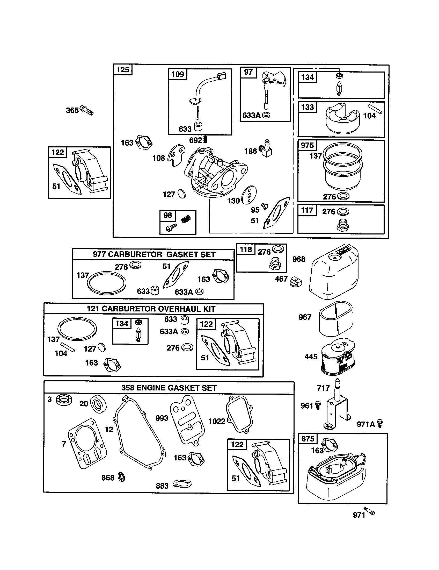 Page - 10 Official Briggs & Stratton 121302-0216-E1 lawn & garden ...
