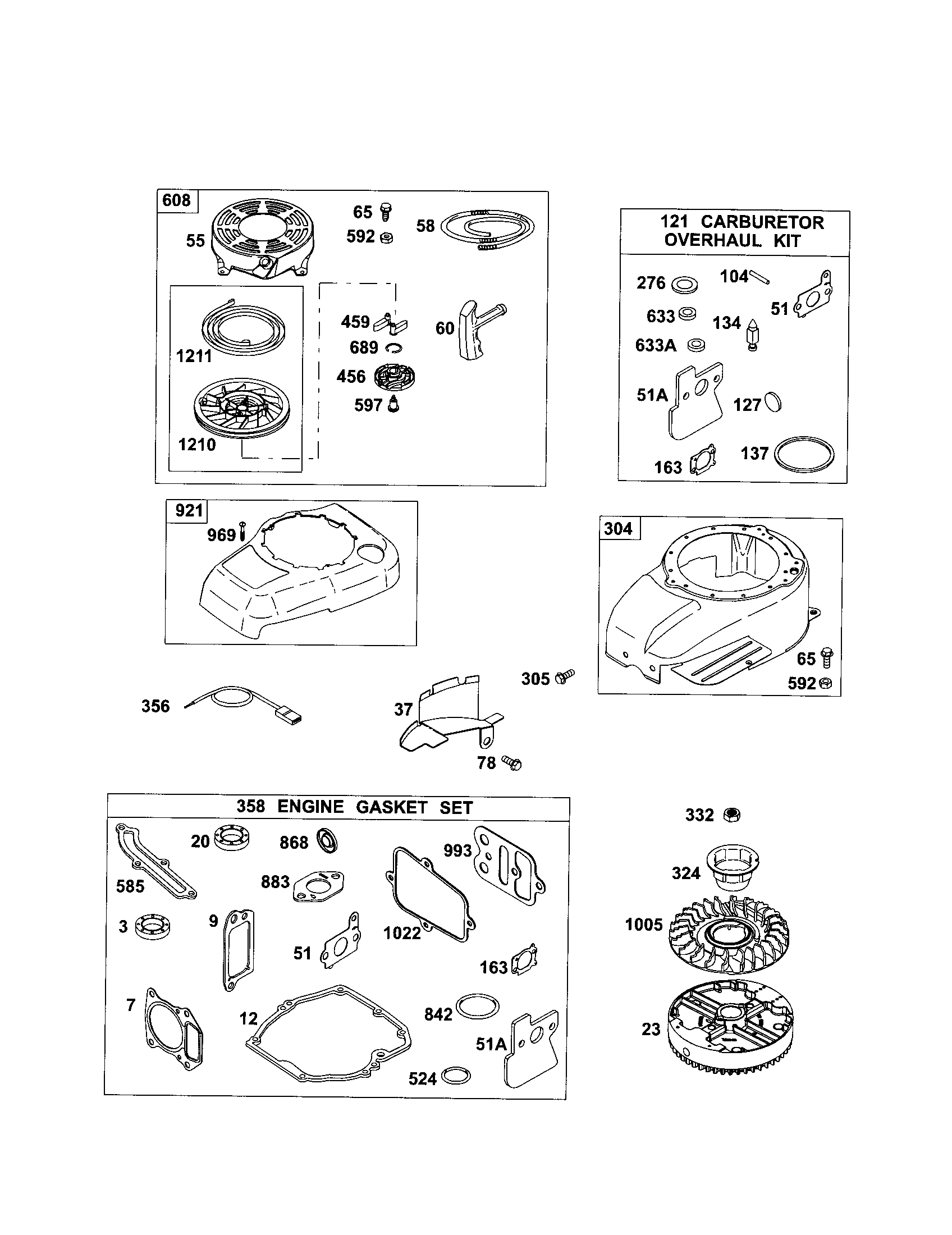 Page - 10 Official Briggs & Stratton 129602-0113-E1 lawn & garden ...