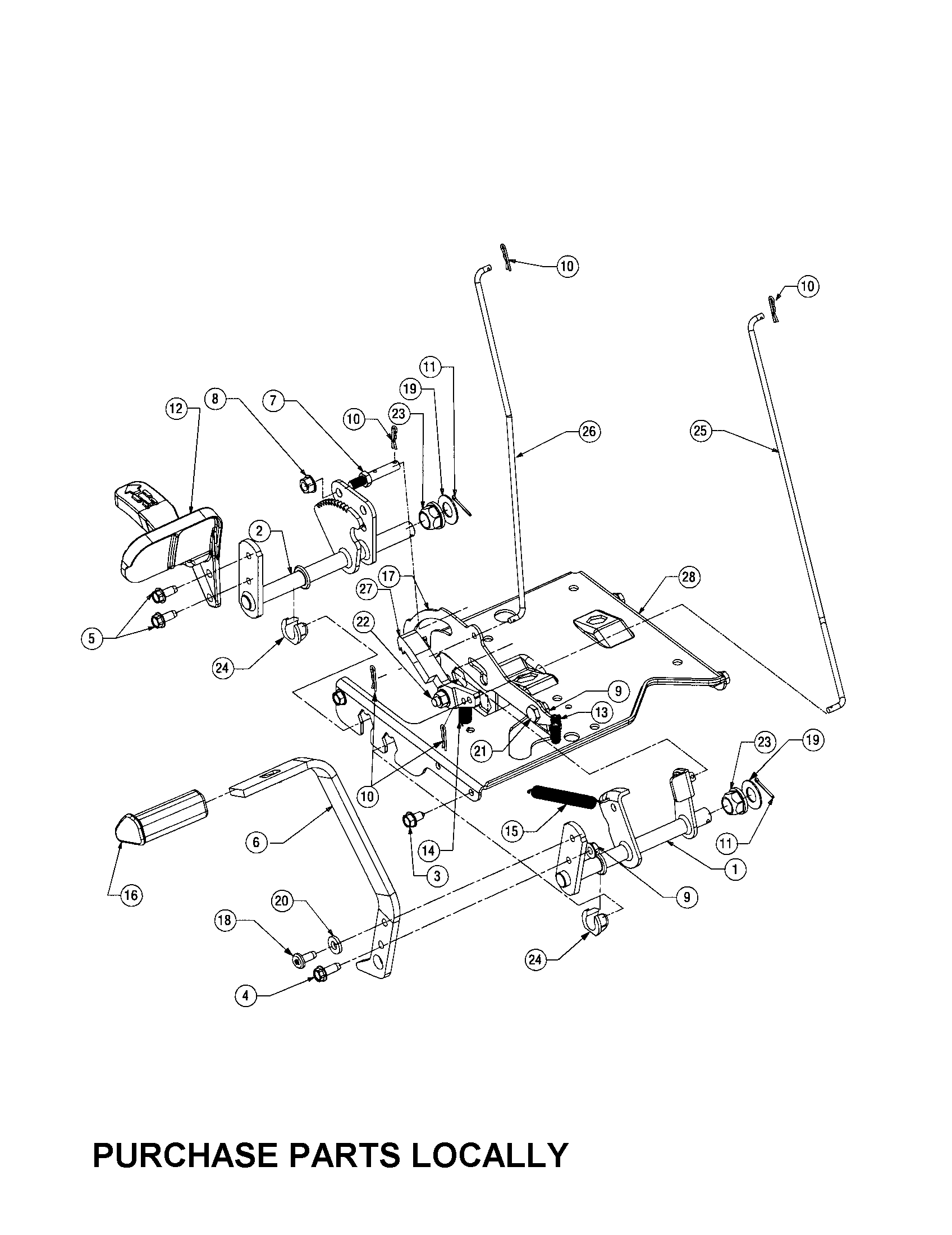 Official Cub Cadet LT1045 front-engine lawn tractor parts | Sears ...