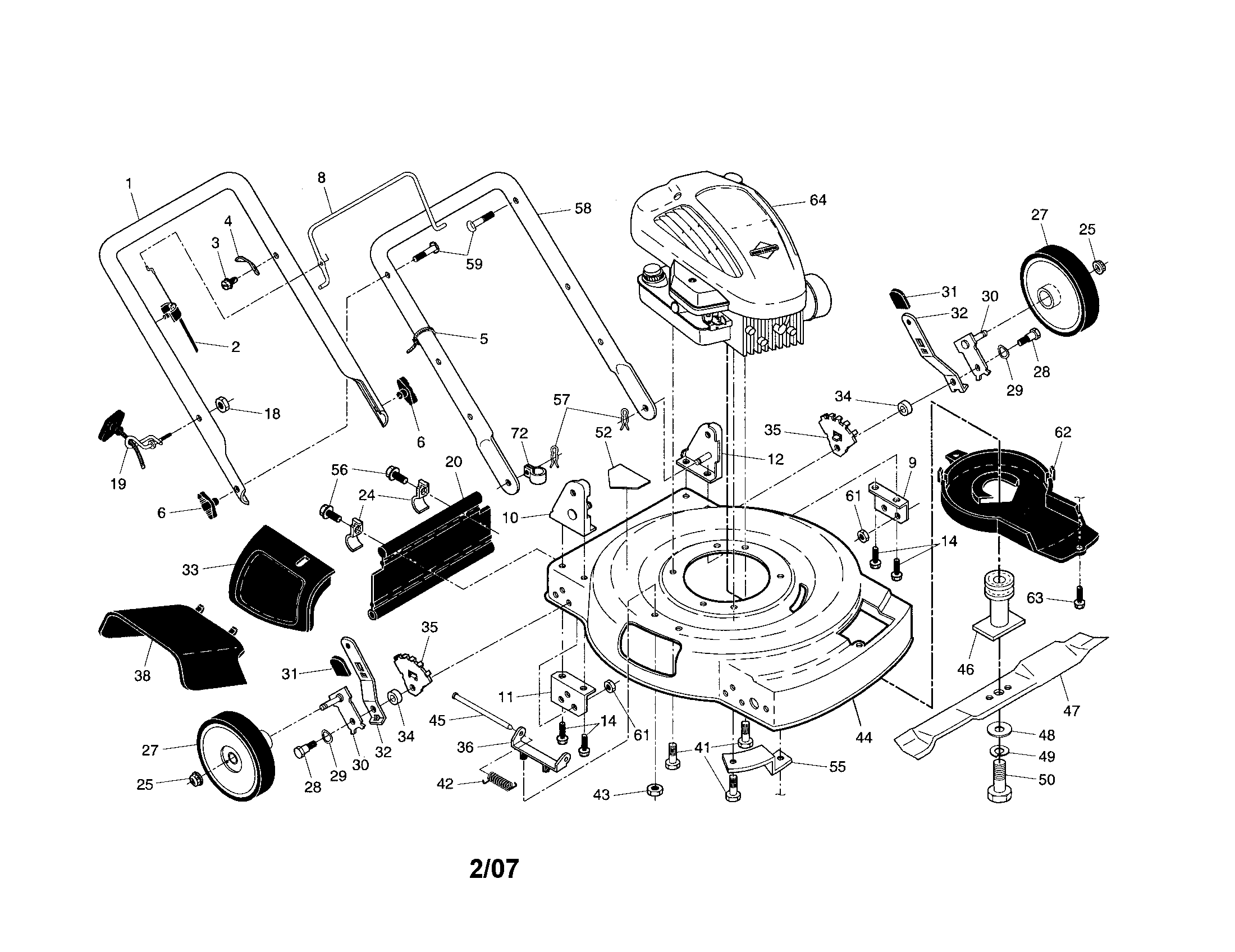 Official Craftsman 917375610 gas lawn mower parts | Sears PartsDirect