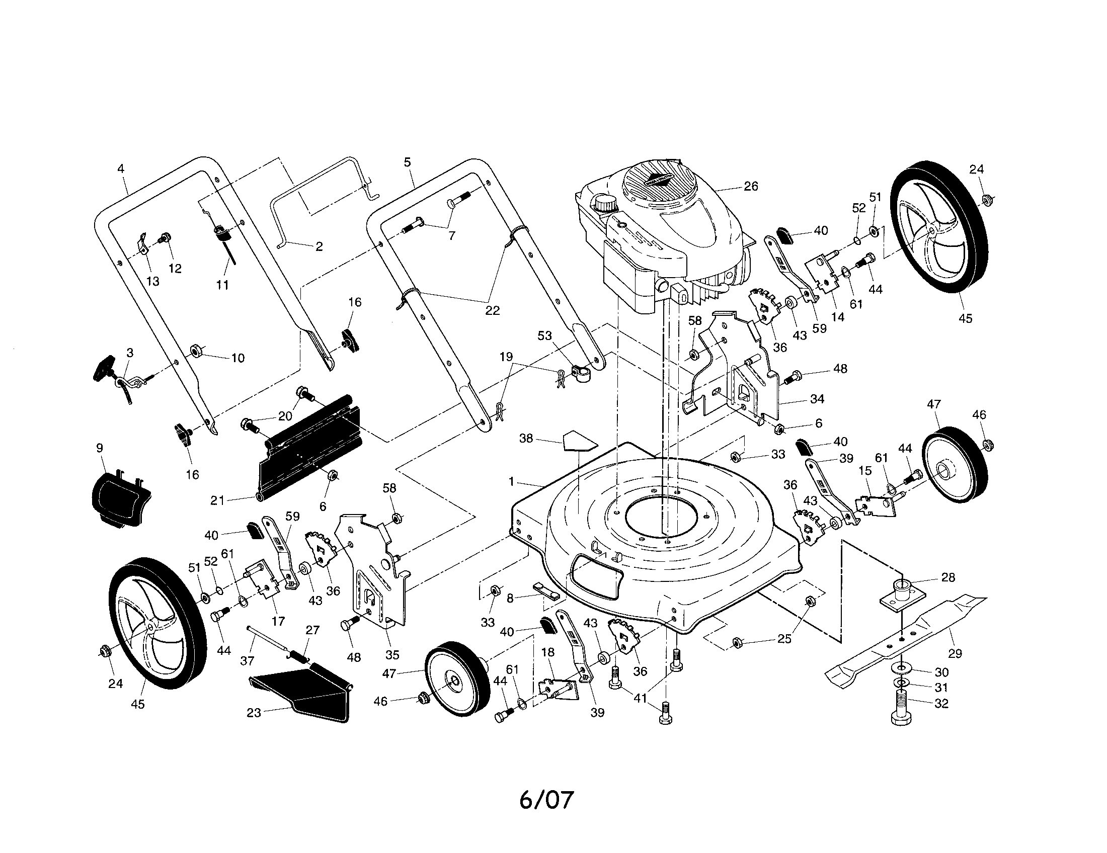 Page - 88 Official Craftsman 917385131 gas lawn mower parts | Sears ...