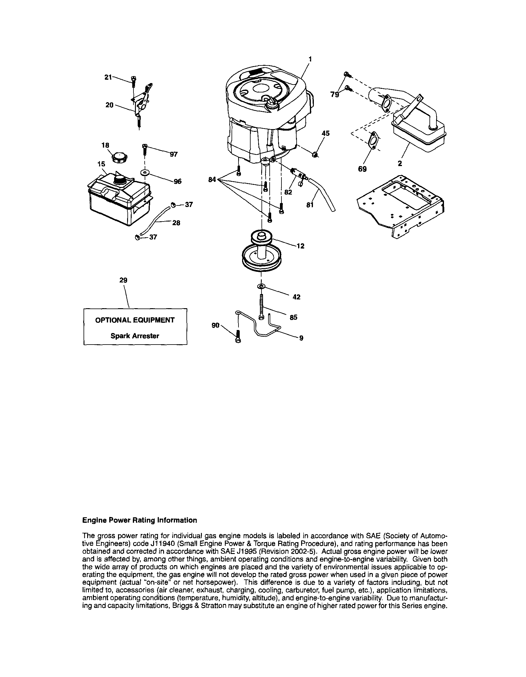 Page - 36 Craftsman T287121 front-engine lawn tractor Parts | Diagrams ...