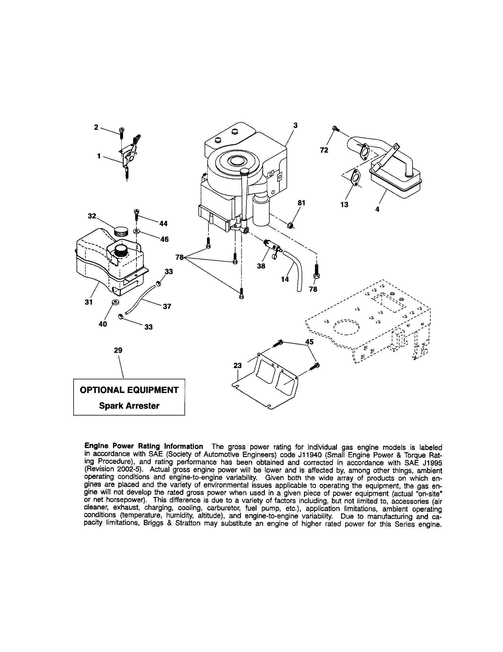 Page - 76 Official Craftsman 917288071 front-engine lawn tractor parts ...