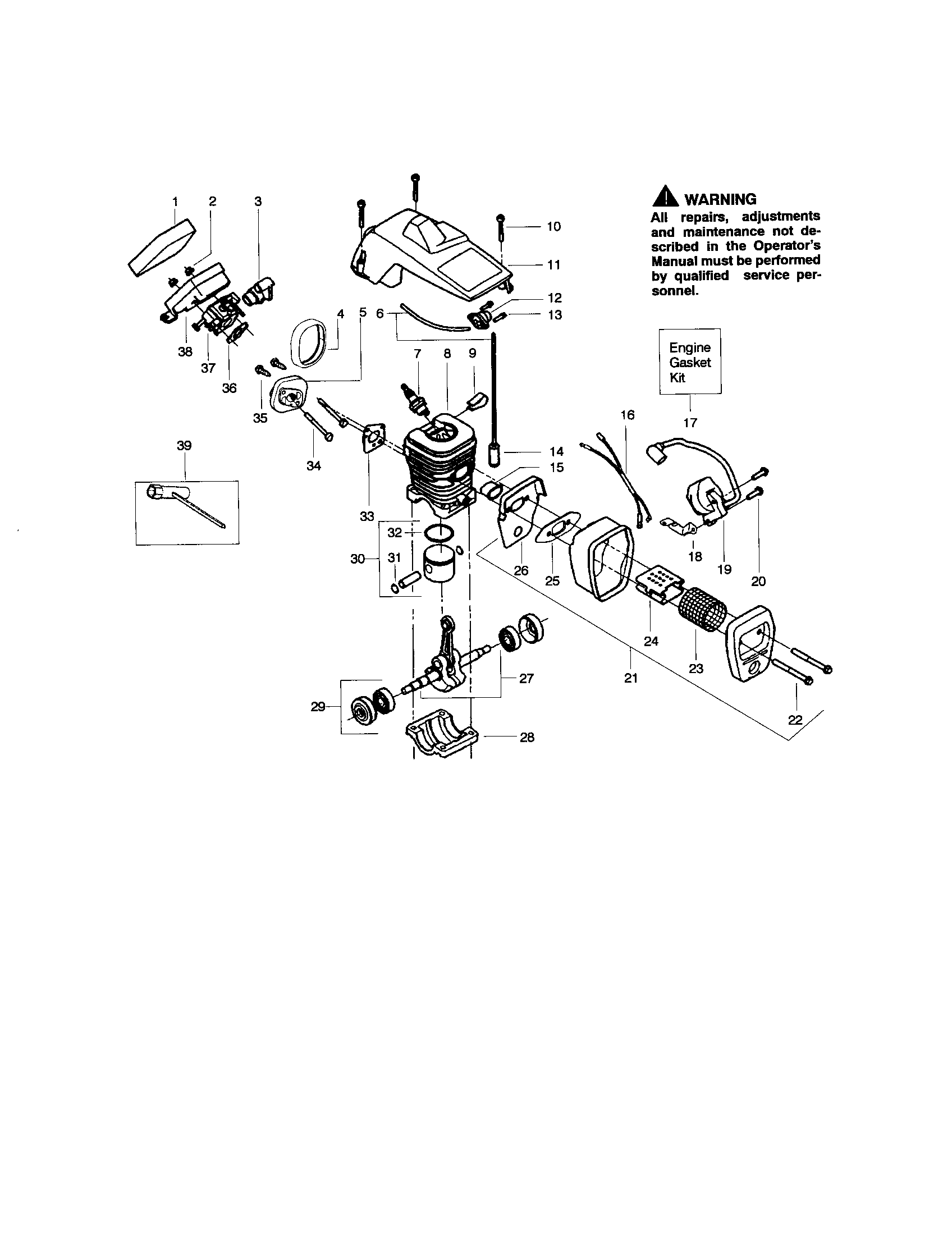 Page - 7 Official Poulan 2150 TYPE 6 gas chainsaw parts | Sears PartsDirect