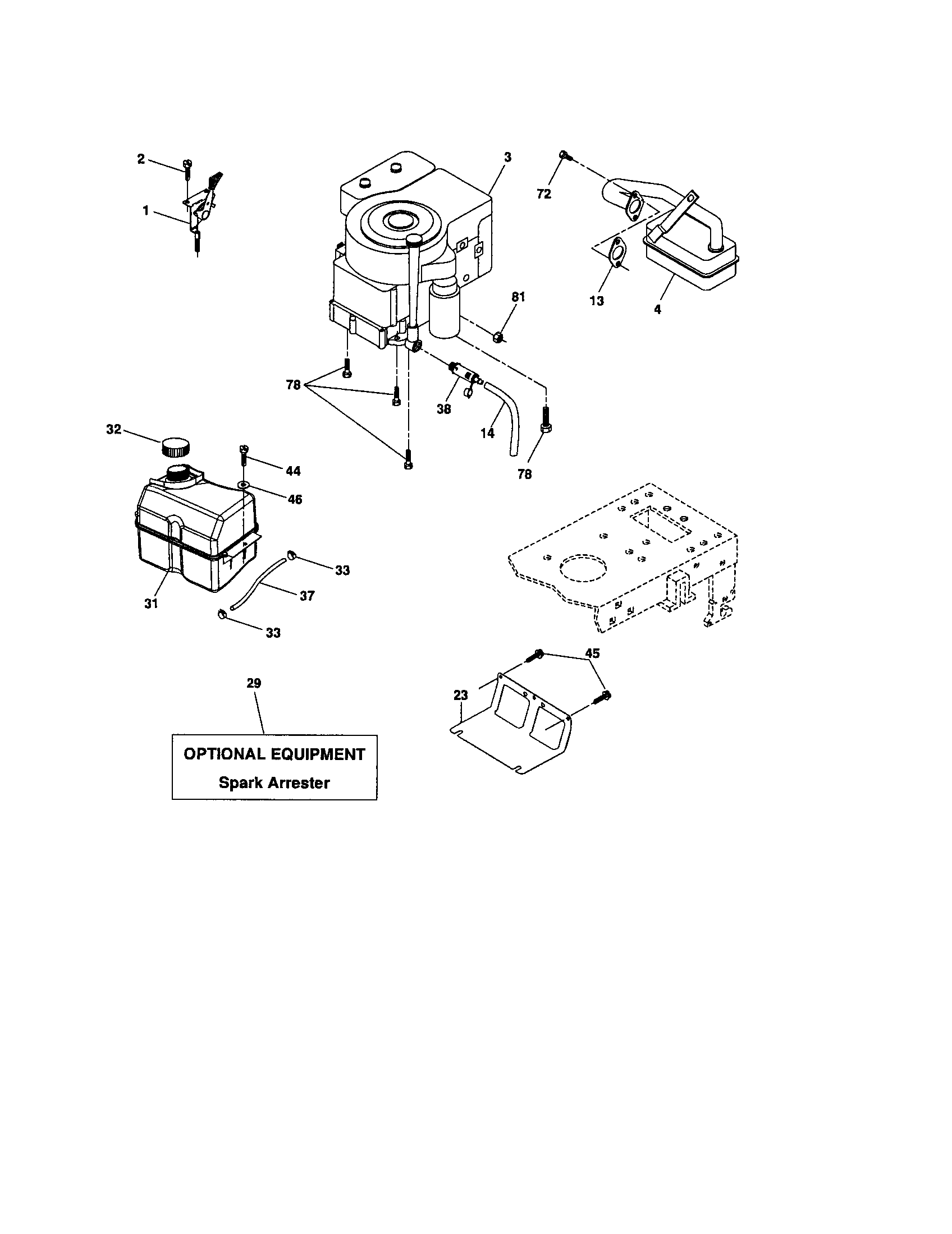 Page - 39 Official Craftsman 917276827 front-engine lawn tractor parts ...