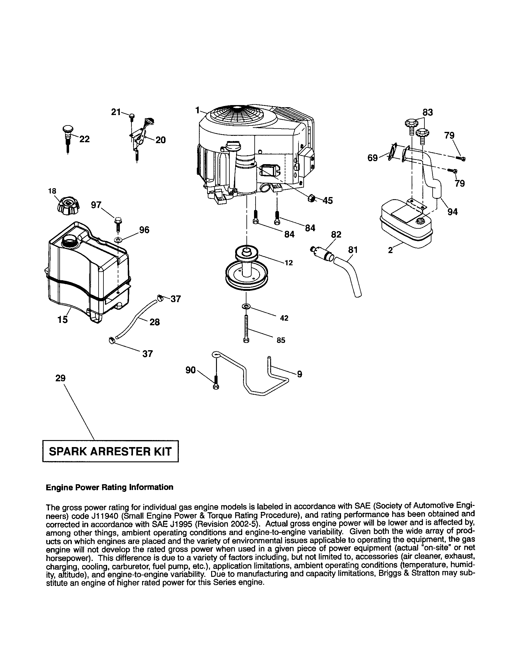 Page - 123 Official Craftsman 917256780 front-engine lawn tractor parts ...
