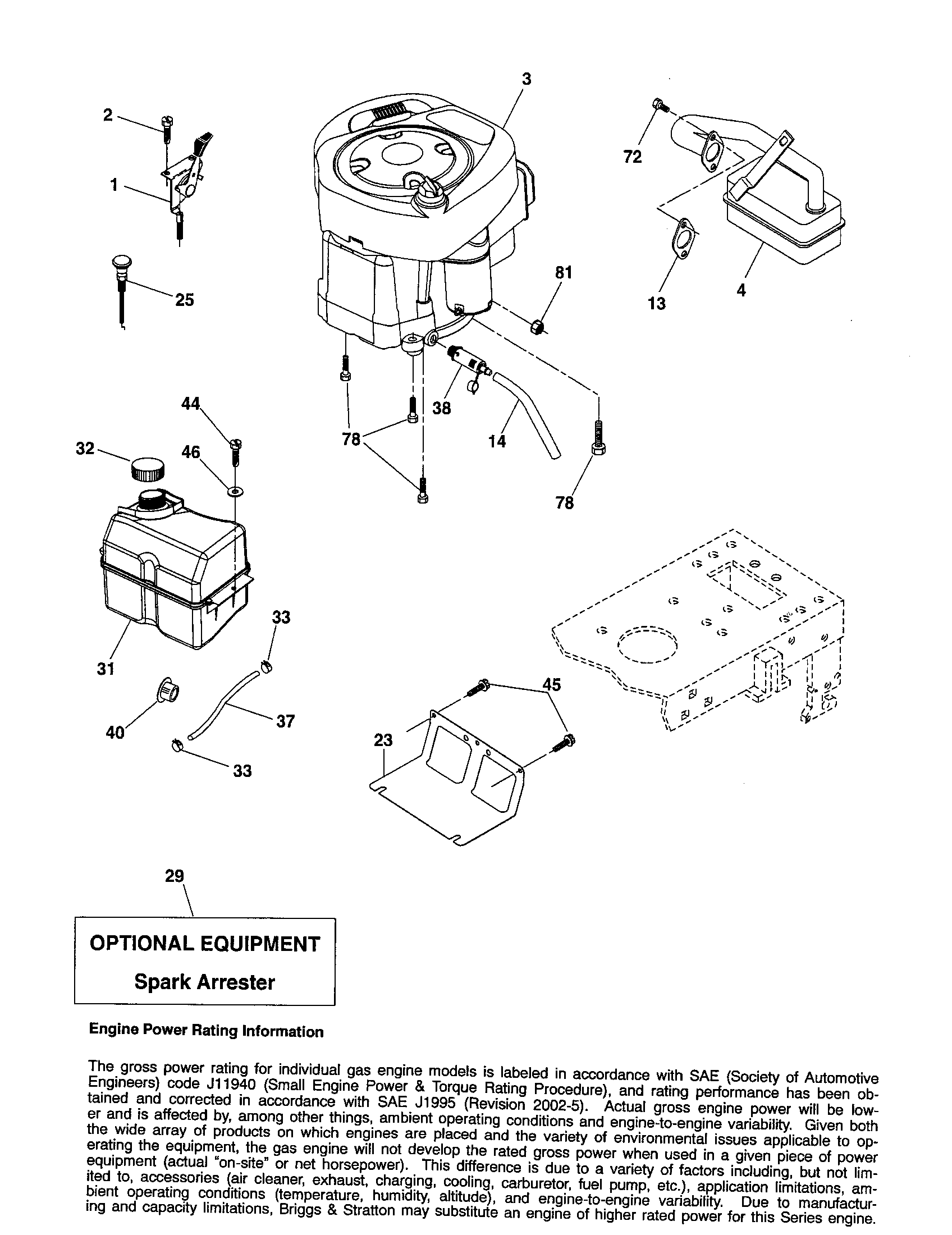 Page - 50 Official Craftsman 917256330 front-engine lawn tractor parts ...