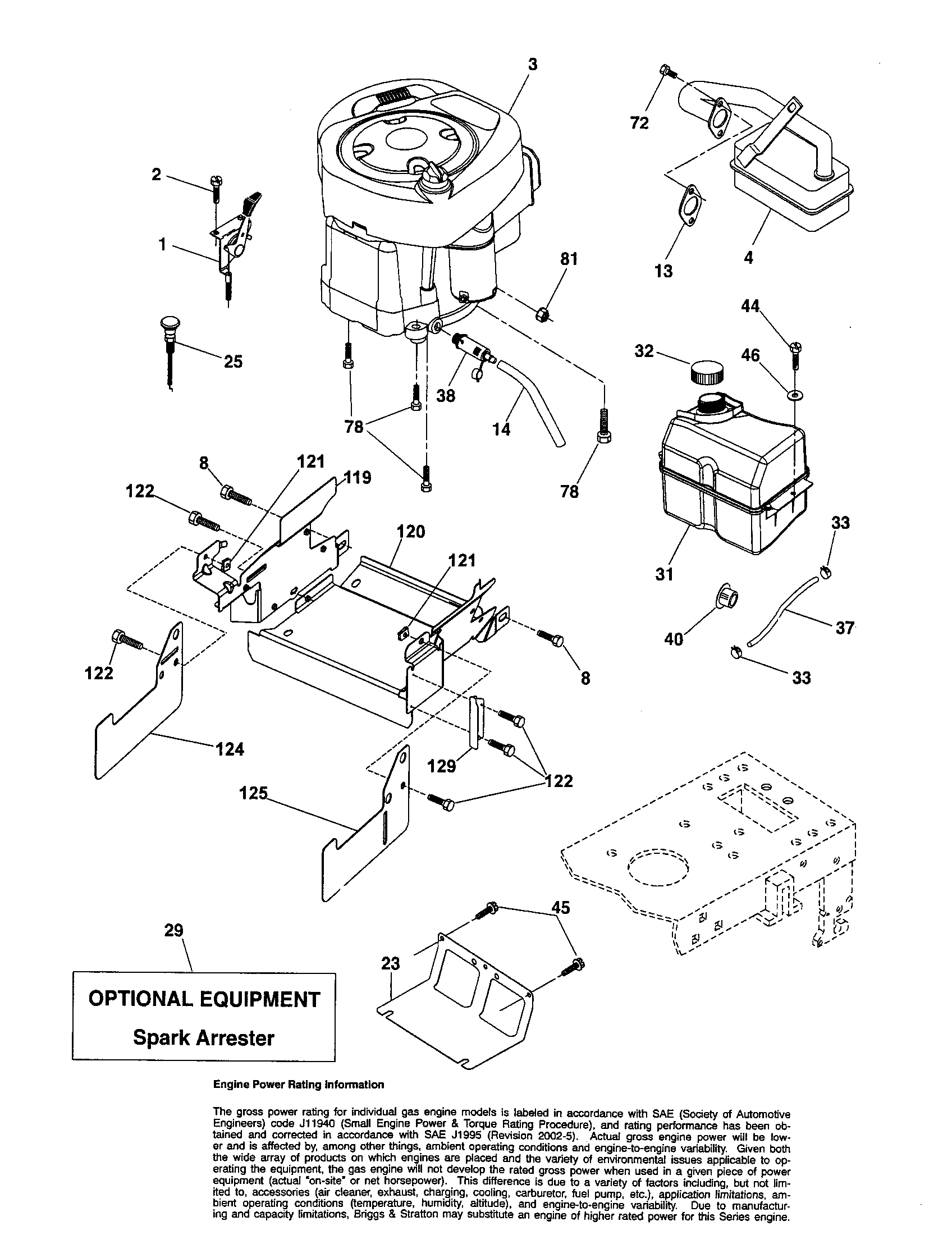 Page - 22 Official Craftsman 917256340 front-engine lawn tractor parts ...