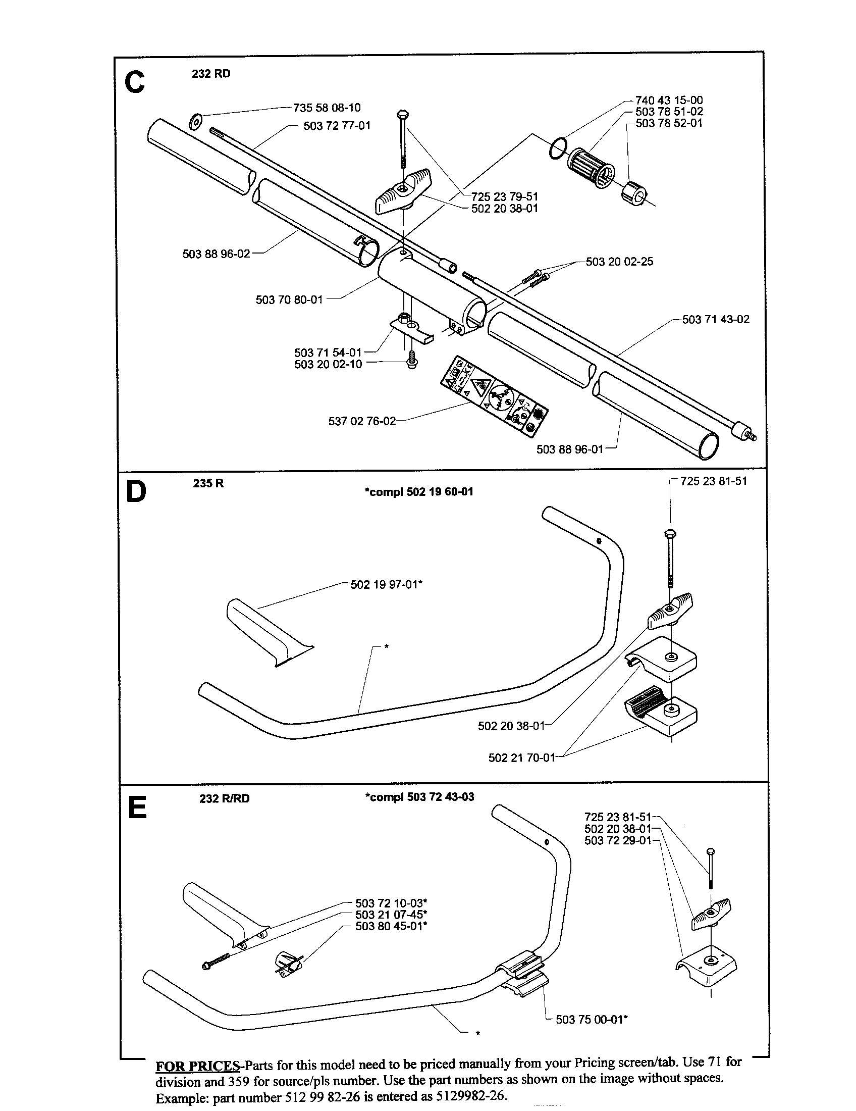 Page - 4 Official Husqvarna 240L gas line trimmer parts | Sears PartsDirect