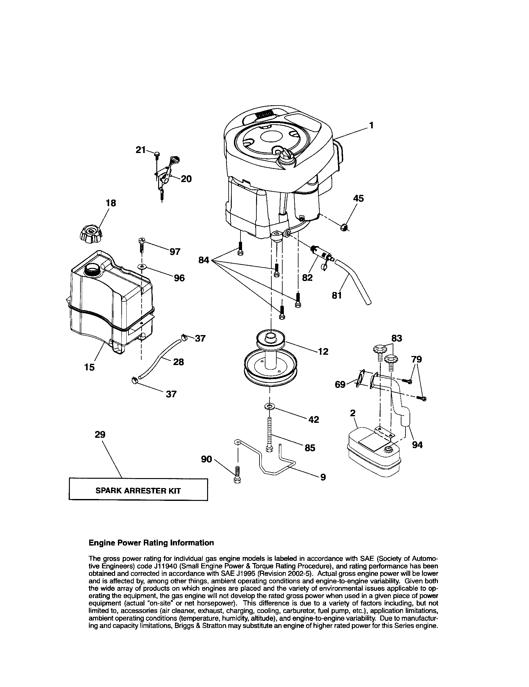 Page - 69 Official Craftsman 917287241 front-engine lawn tractor parts ...