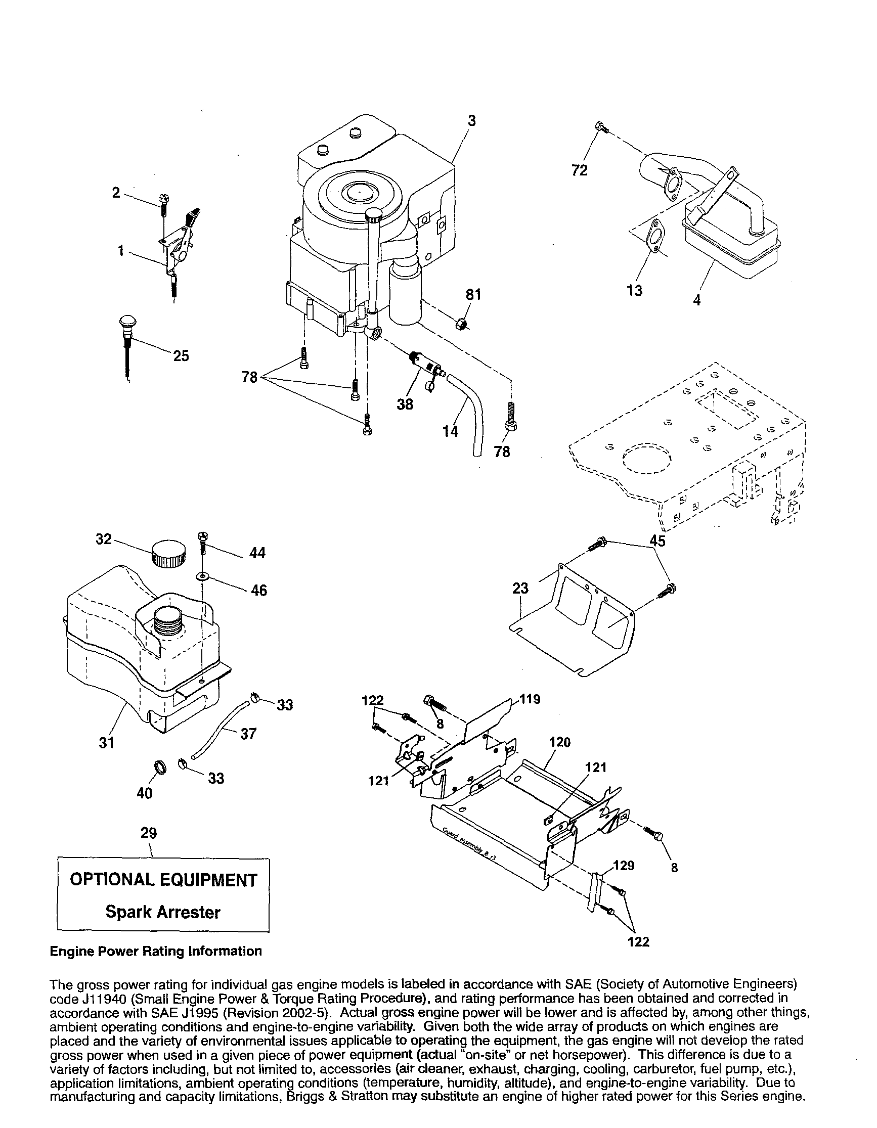 Page - 46 Official Craftsman 917254690 front-engine lawn tractor parts ...