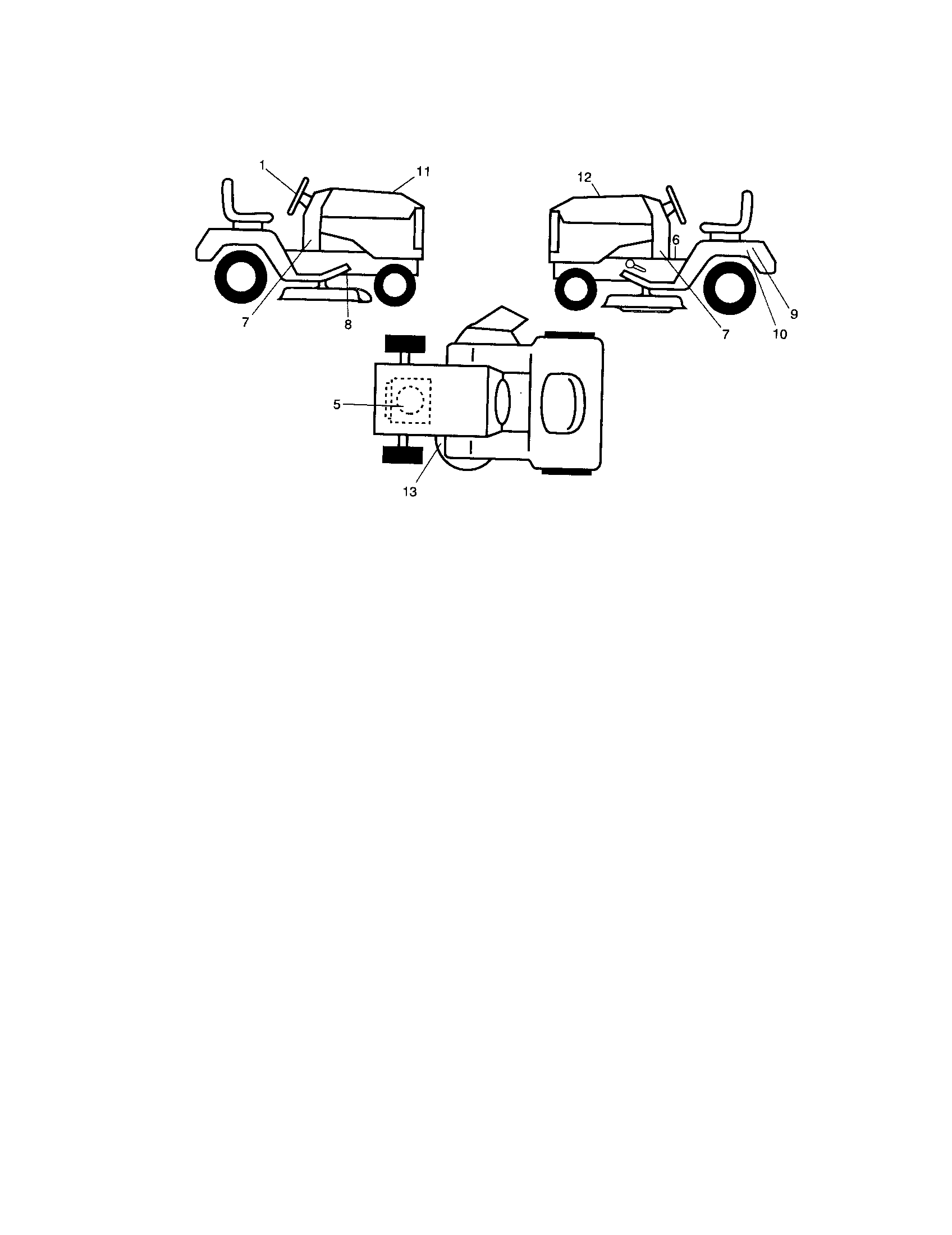 Official Craftsman 917289261 front engine lawn tractor parts Sears PartsDirect