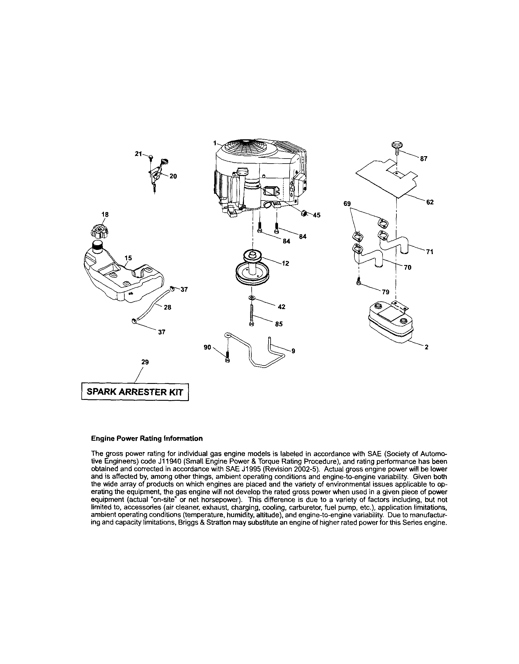 Page - 277 Official Craftsman 917289270 front-engine lawn tractor parts ...
