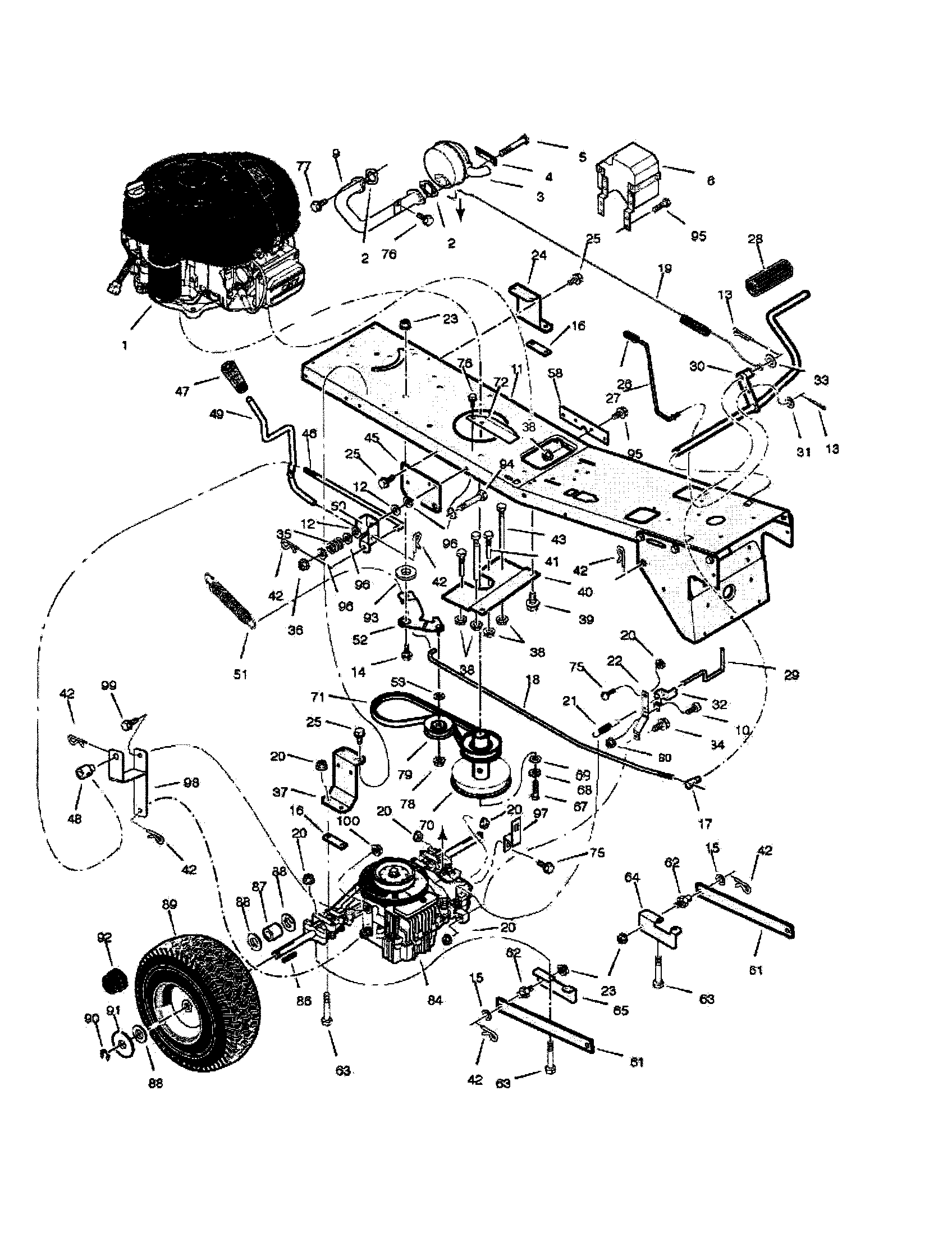 Official Craftsman 536270321 rear-engine riding mower parts | Sears ...