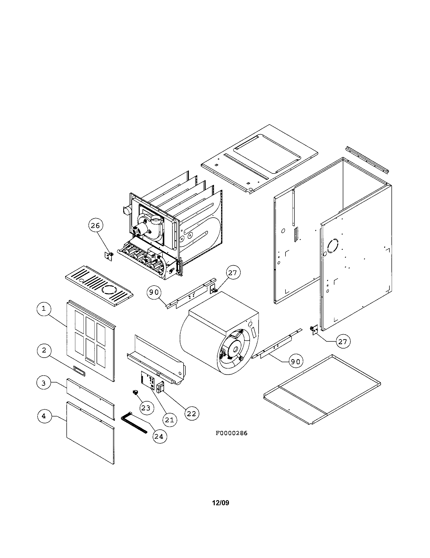 Official Ducane MPGA-B-B furnace parts | Sears PartsDirect