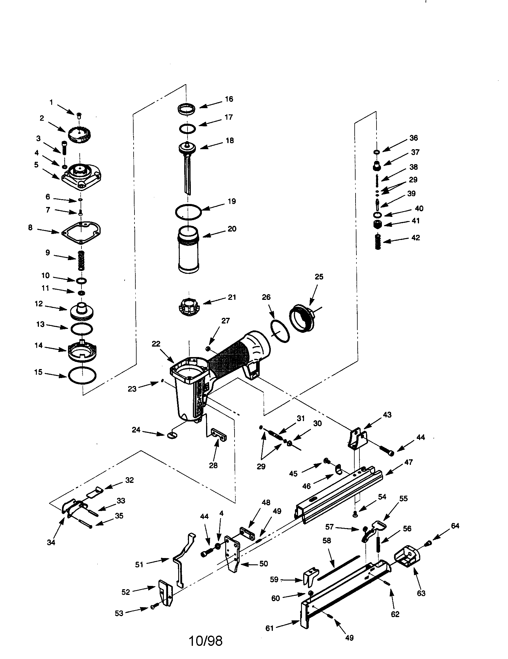 Page - 46 Official Craftsman 351184080 power stapler parts | Sears ...