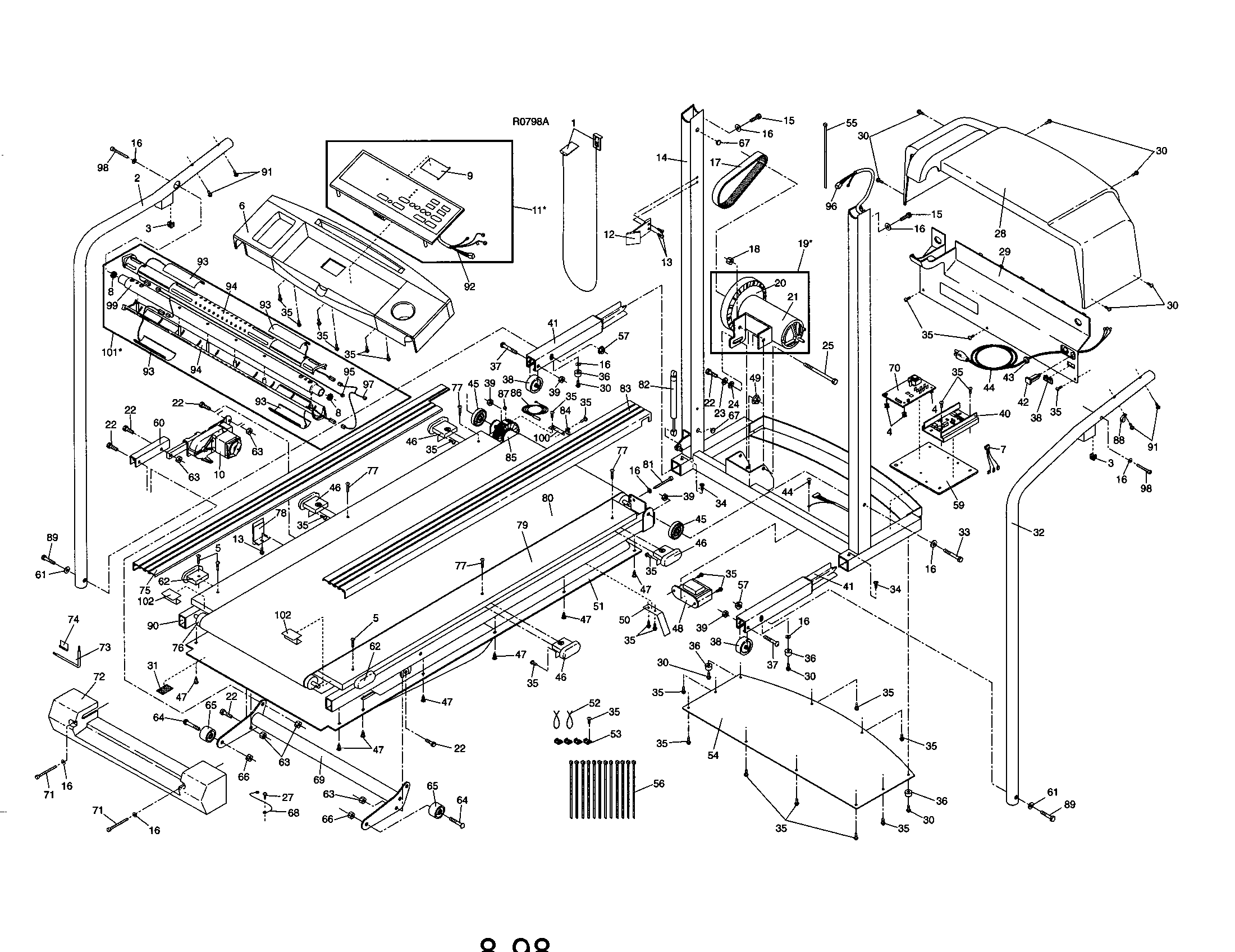 Page - 2 Official Proform 831297890 treadmill parts | Sears PartsDirect